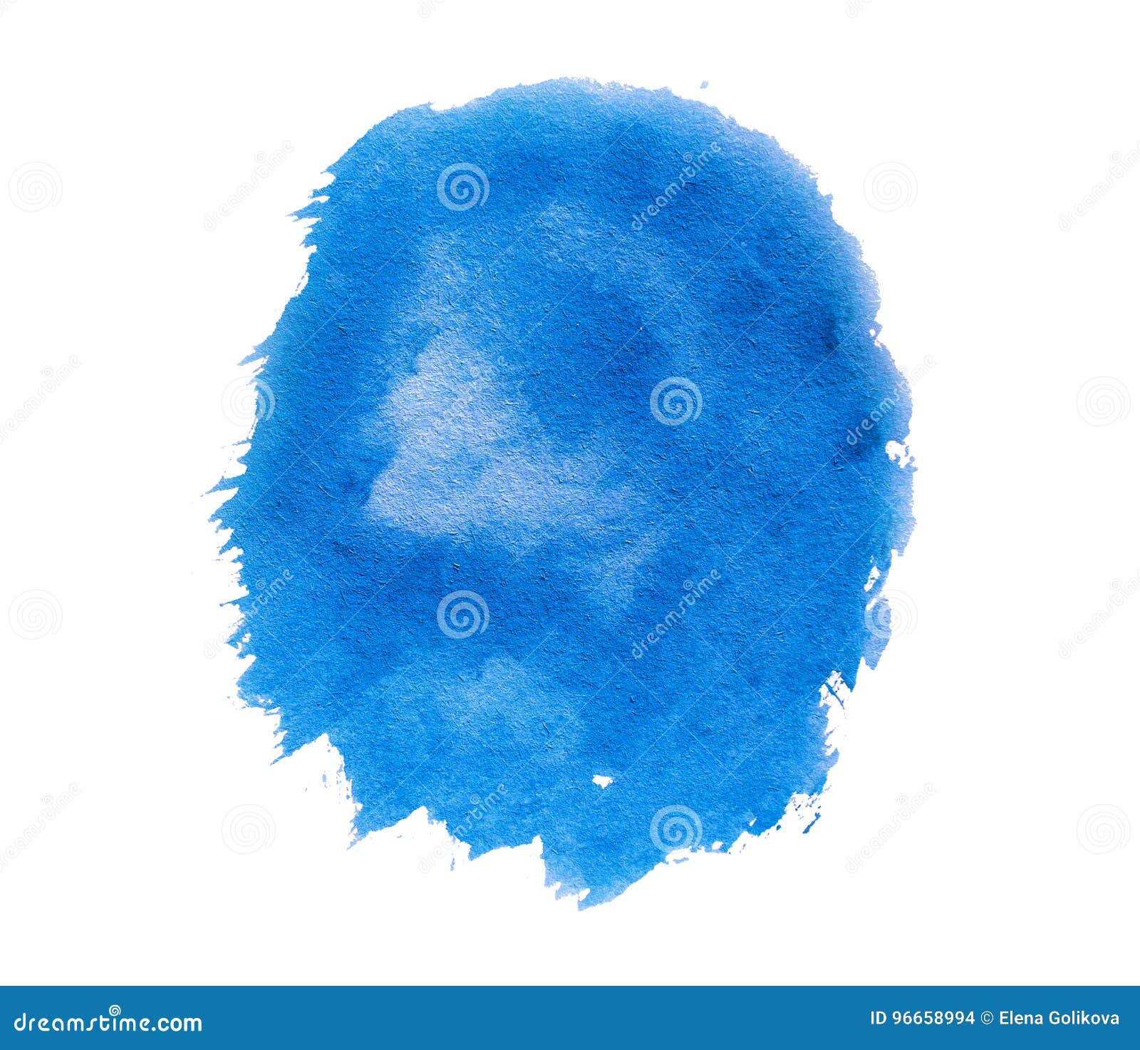 Blue paint spot stock photo. Image of shape, spot, grunge - 96658994