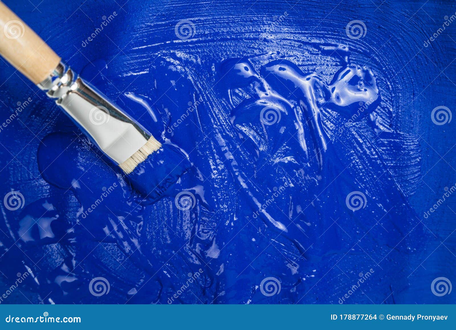 Blue paint texture on wall stock photo. Image of canvas - 178877264