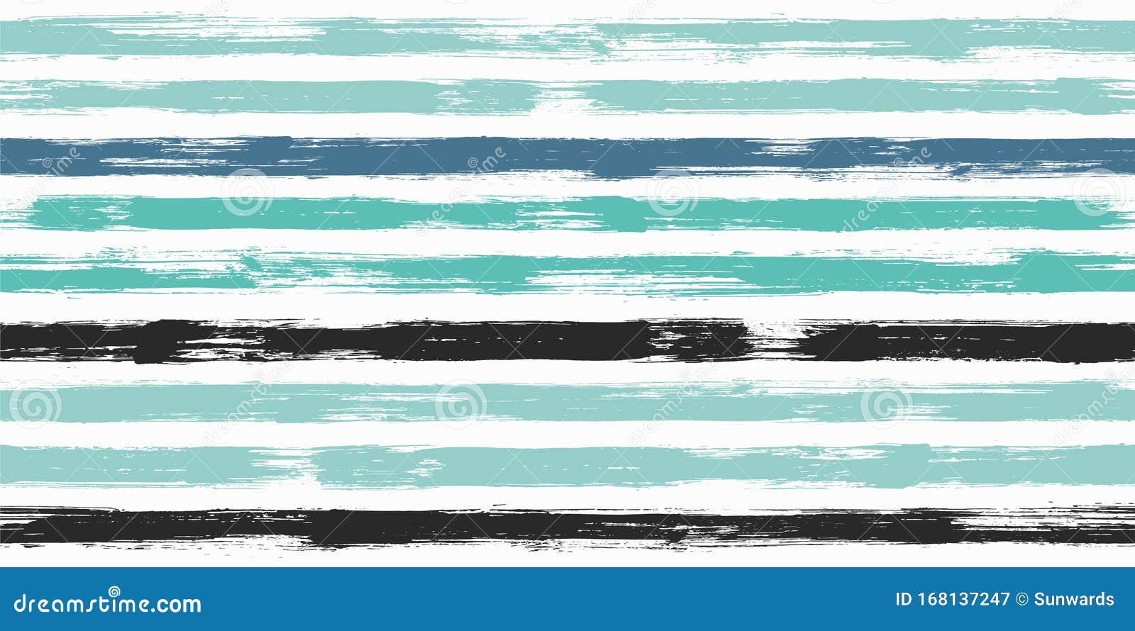 Blue Paintbrush Lines Horizontal Seamless Texture for Backdrop 向量例证 ...