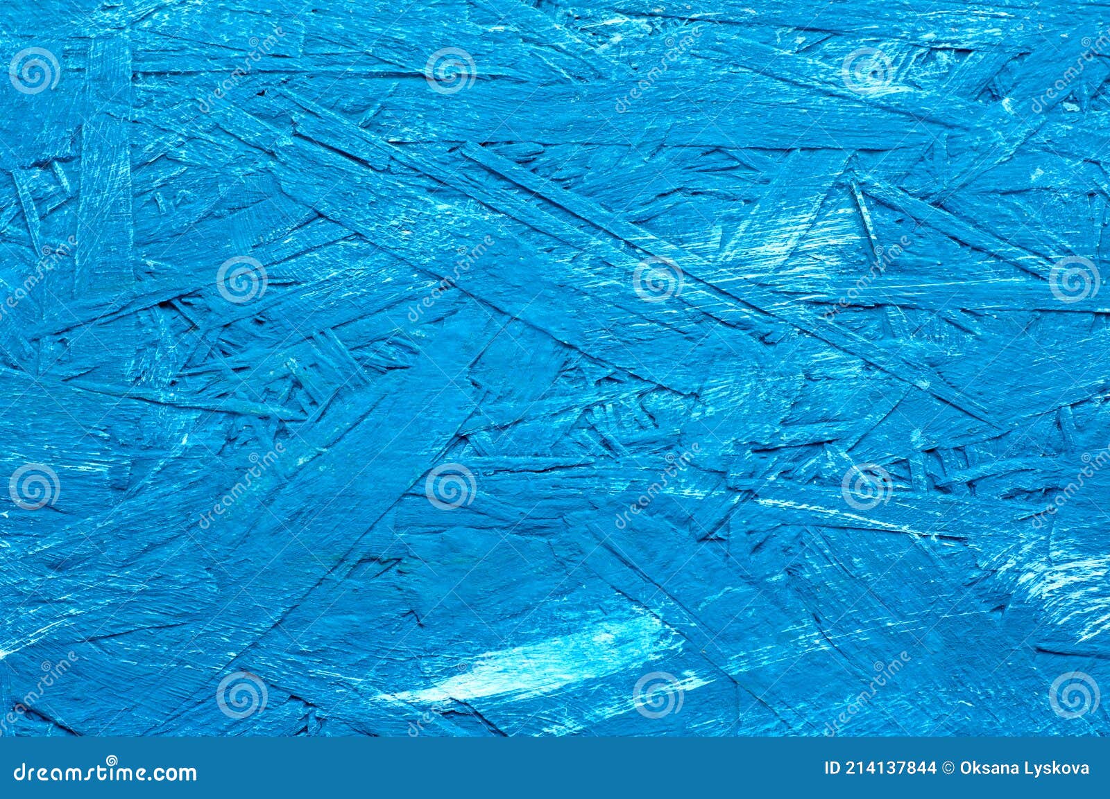 Blue Painted Background of Wood Panels, Oriented Strand Board - OSB ...