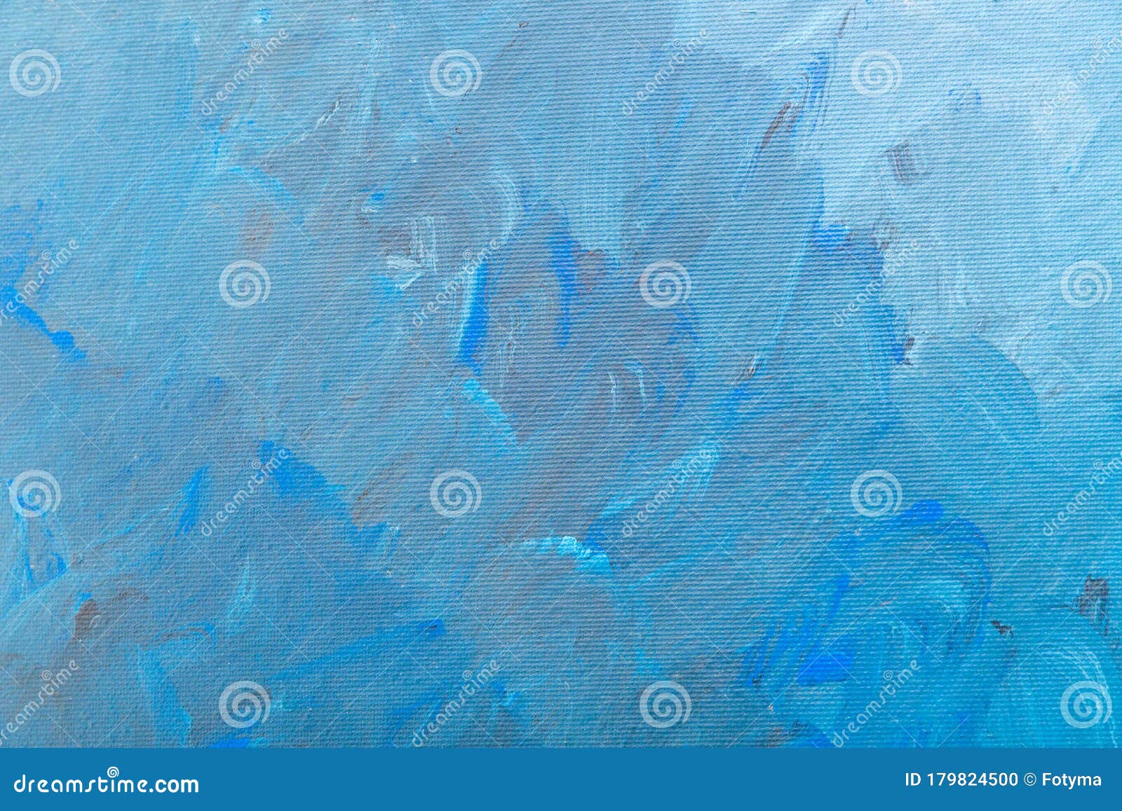 Blue painted canvas stock photo. Image of paint, brush - 179824500