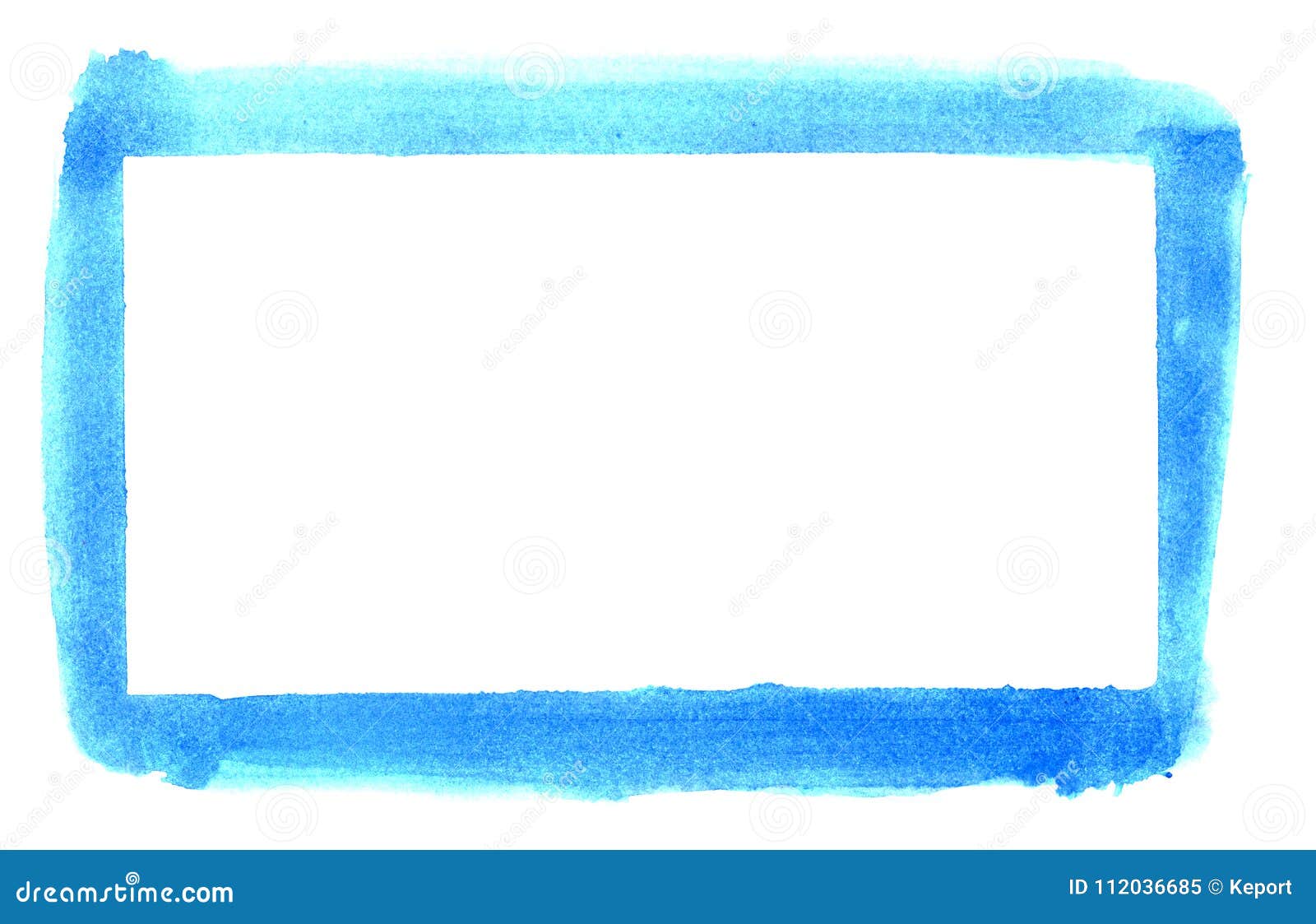 Blue painted frame stock illustration. Illustration of design - 112036685