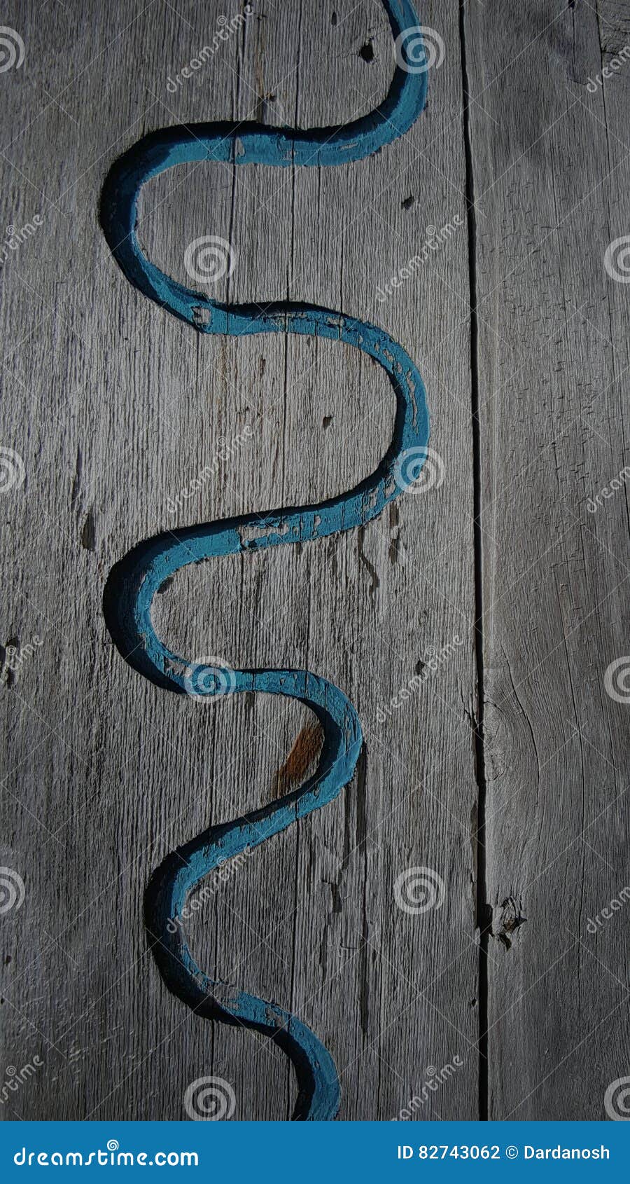 Blue painted line in wood stock photo. Image of blue - 82743062