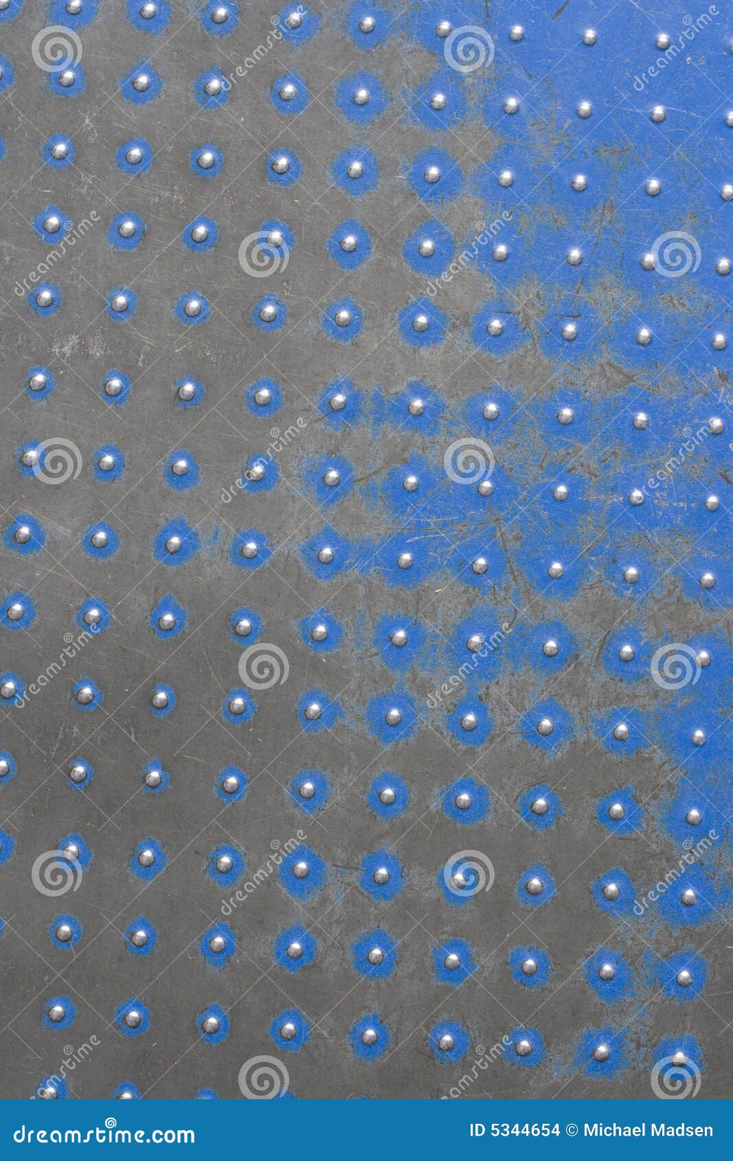 Blue painted metal stock photo. Image of grunge, macro - 5344654