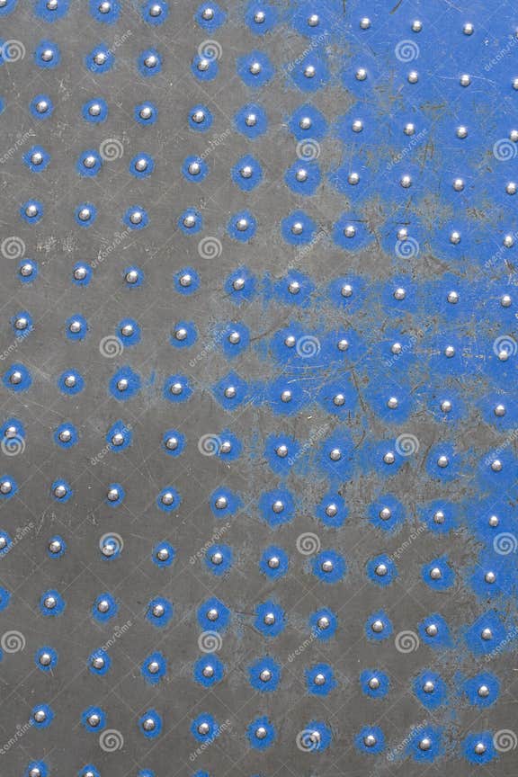 Blue painted metal stock photo. Image of grunge, macro - 5344654