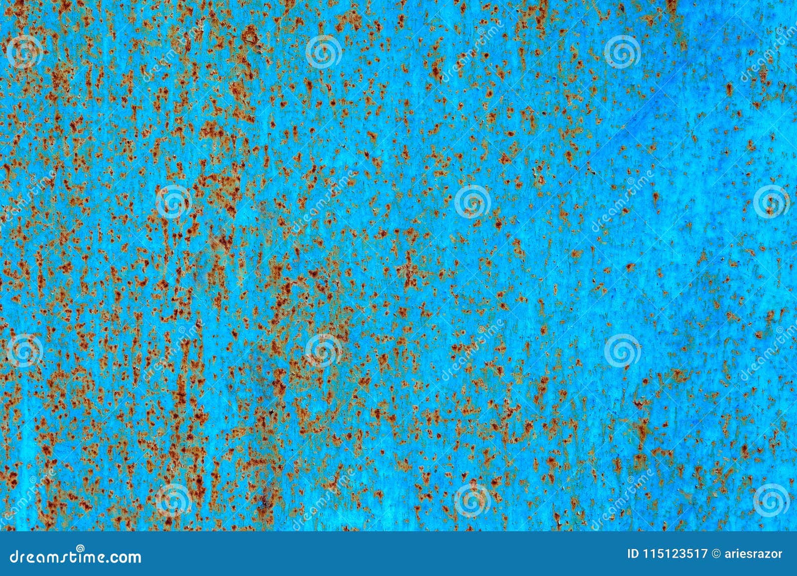 Blue Painted Metal Background Stock Image - Image of creation, element ...