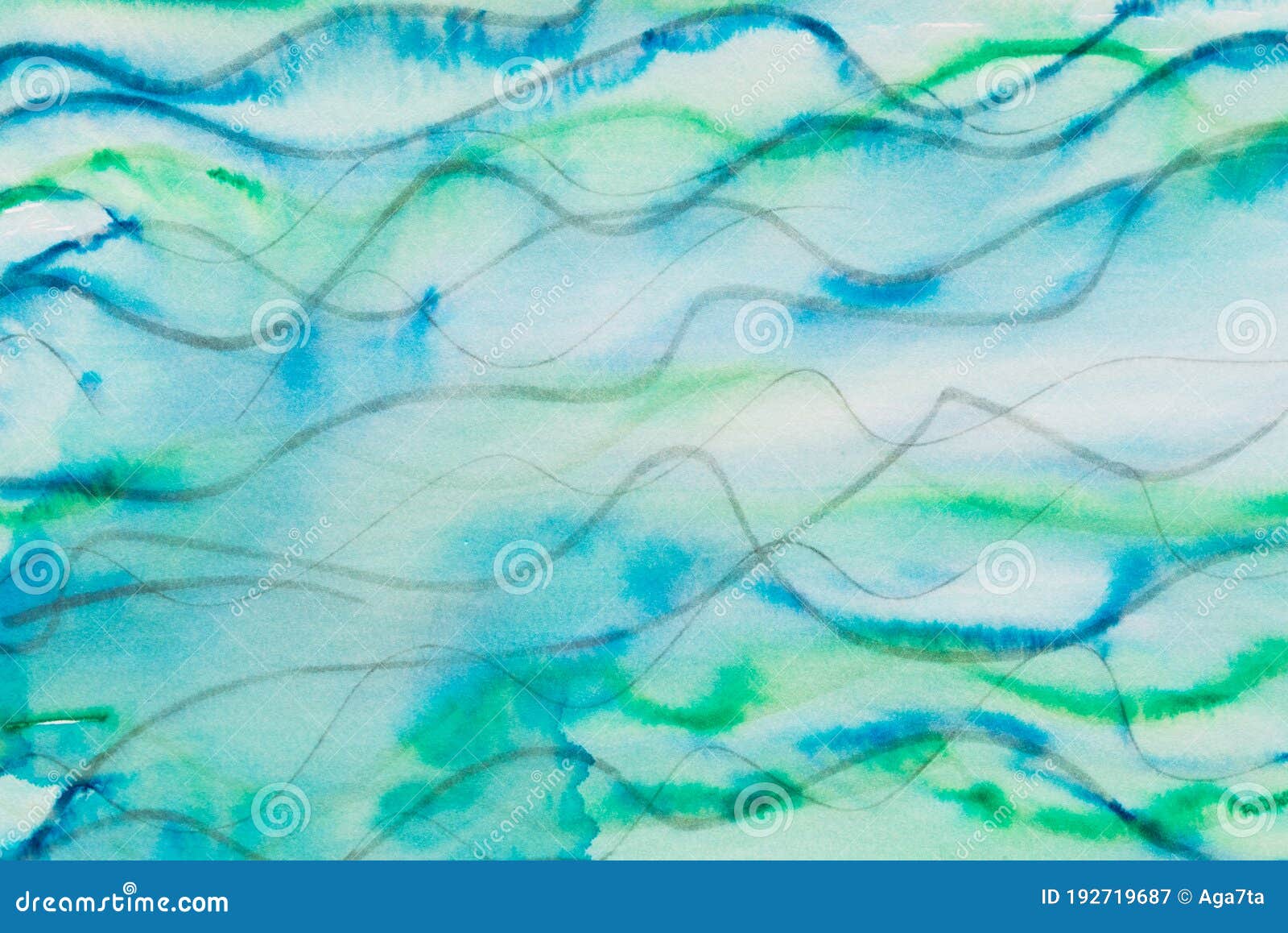 Blue Painted on Paper Background Texture Stock Illustration ...