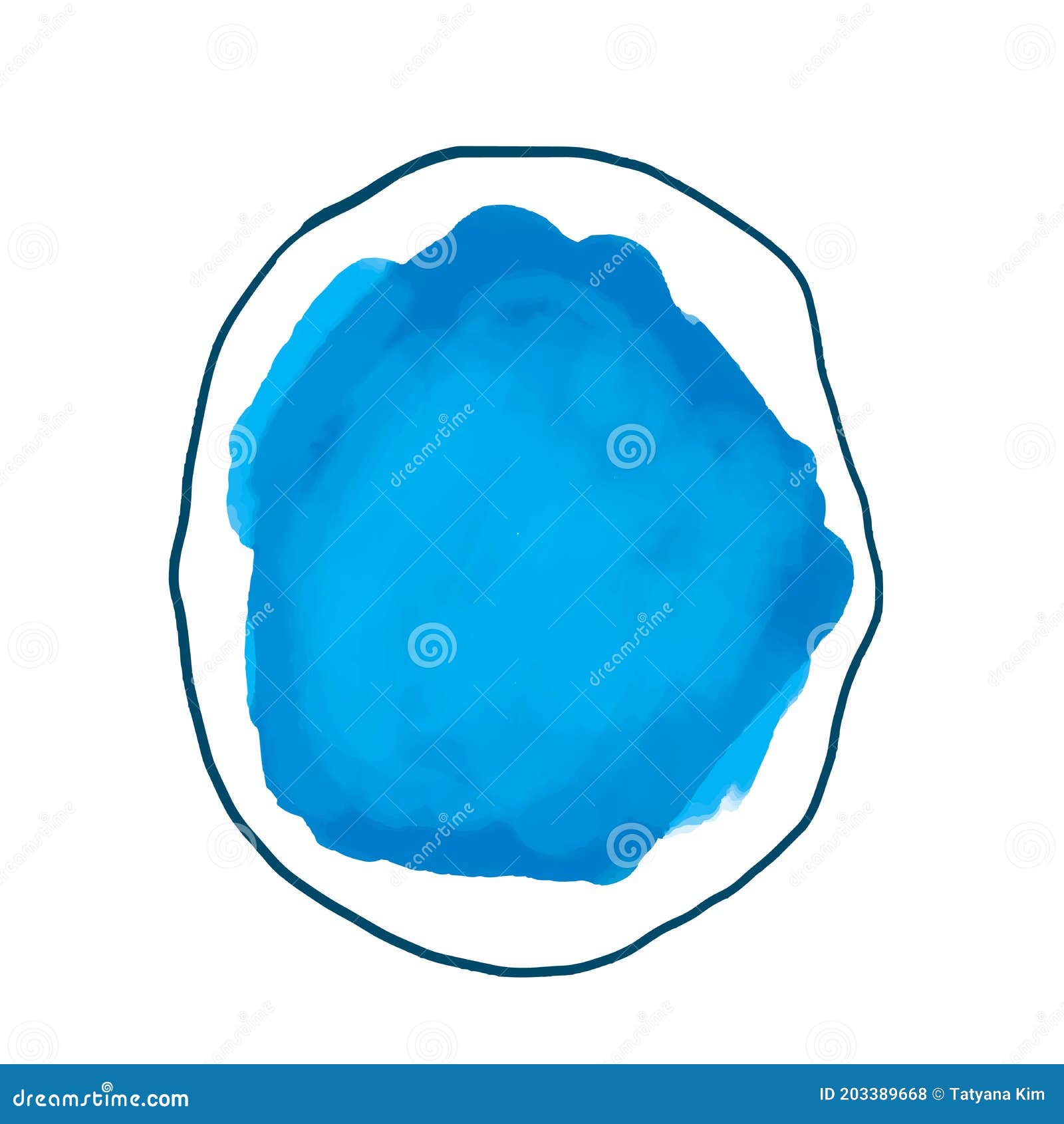 A Blue-painted Spot in a Painted Frame.. Poster Design, Cover ...