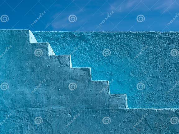 Blue Painted Steps Pattern stock photo. Image of ascending - 40614682