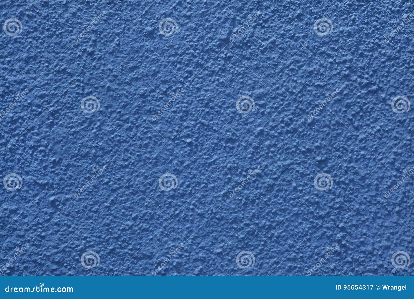 Blue painted stucco wall. stock image. Image of copyspace - 95654317