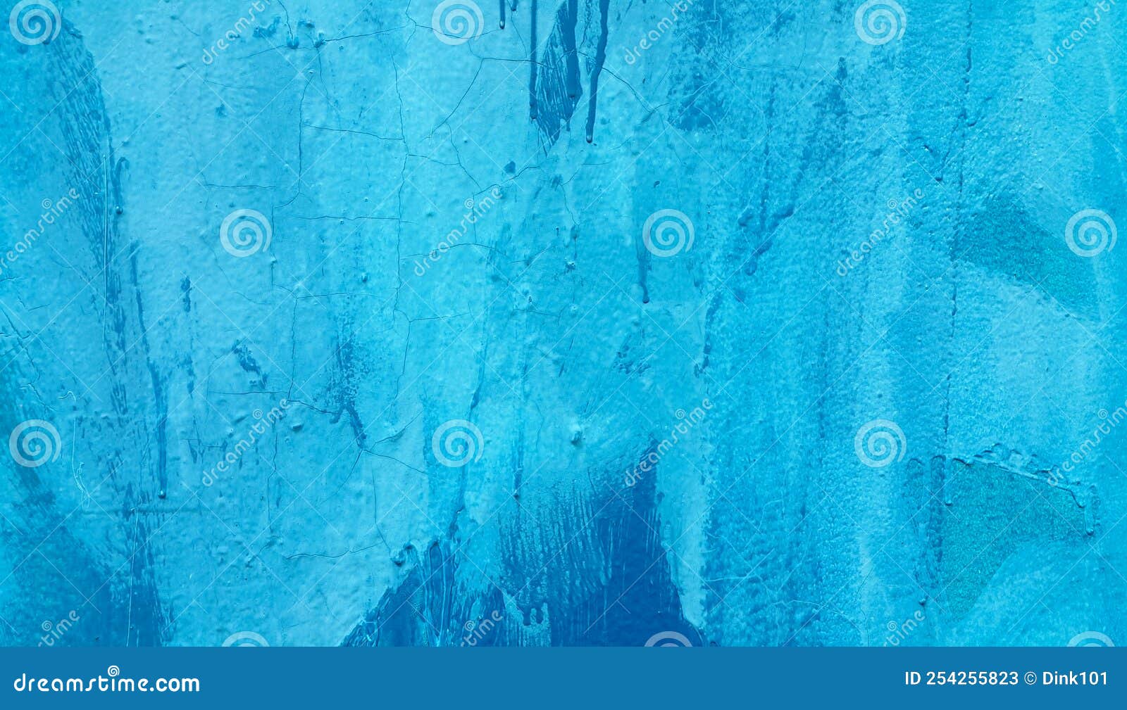 Blue Painted Wall Texture with Stains and Smudges Stock Image - Image ...
