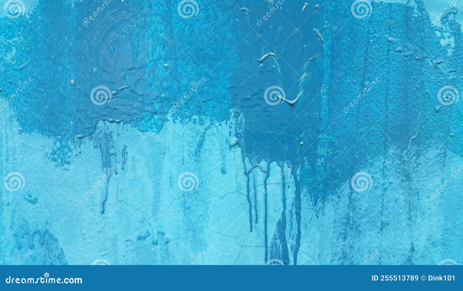 Blue Painted Wall Texture with Stains and Smudges Stock Image - Image ...