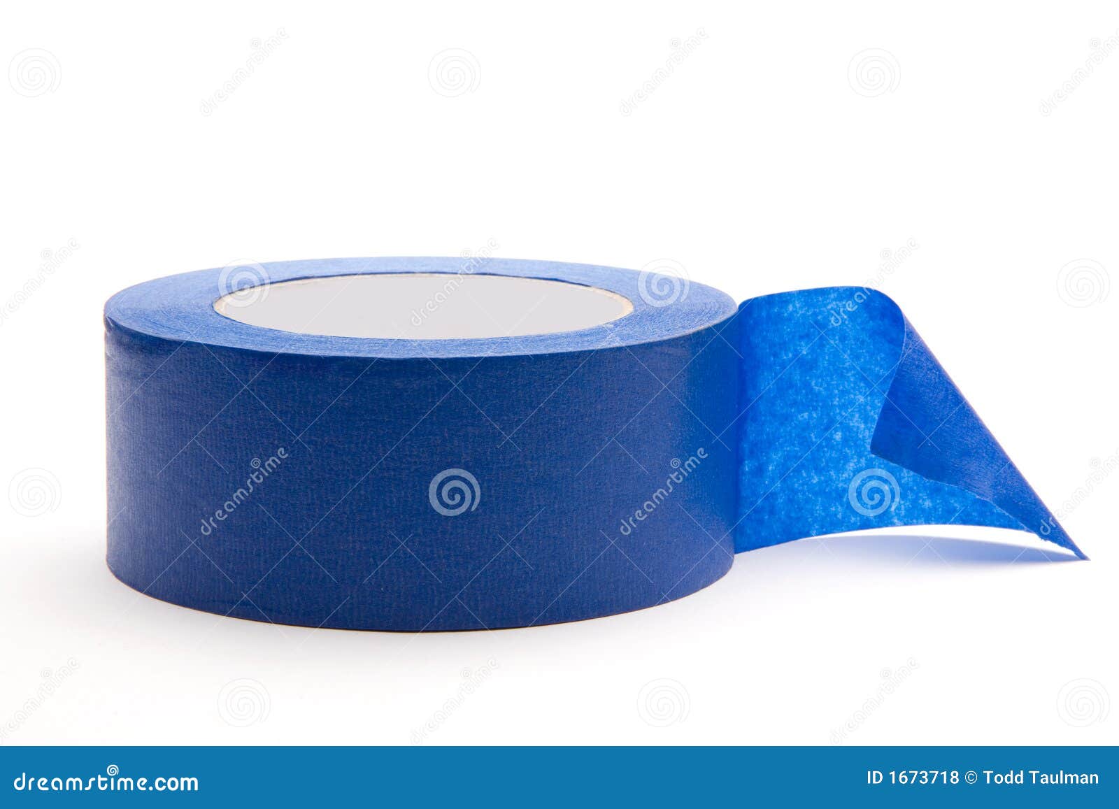 Blue Painters Tape stock photo. Image of peel, roll, cover - 1673718