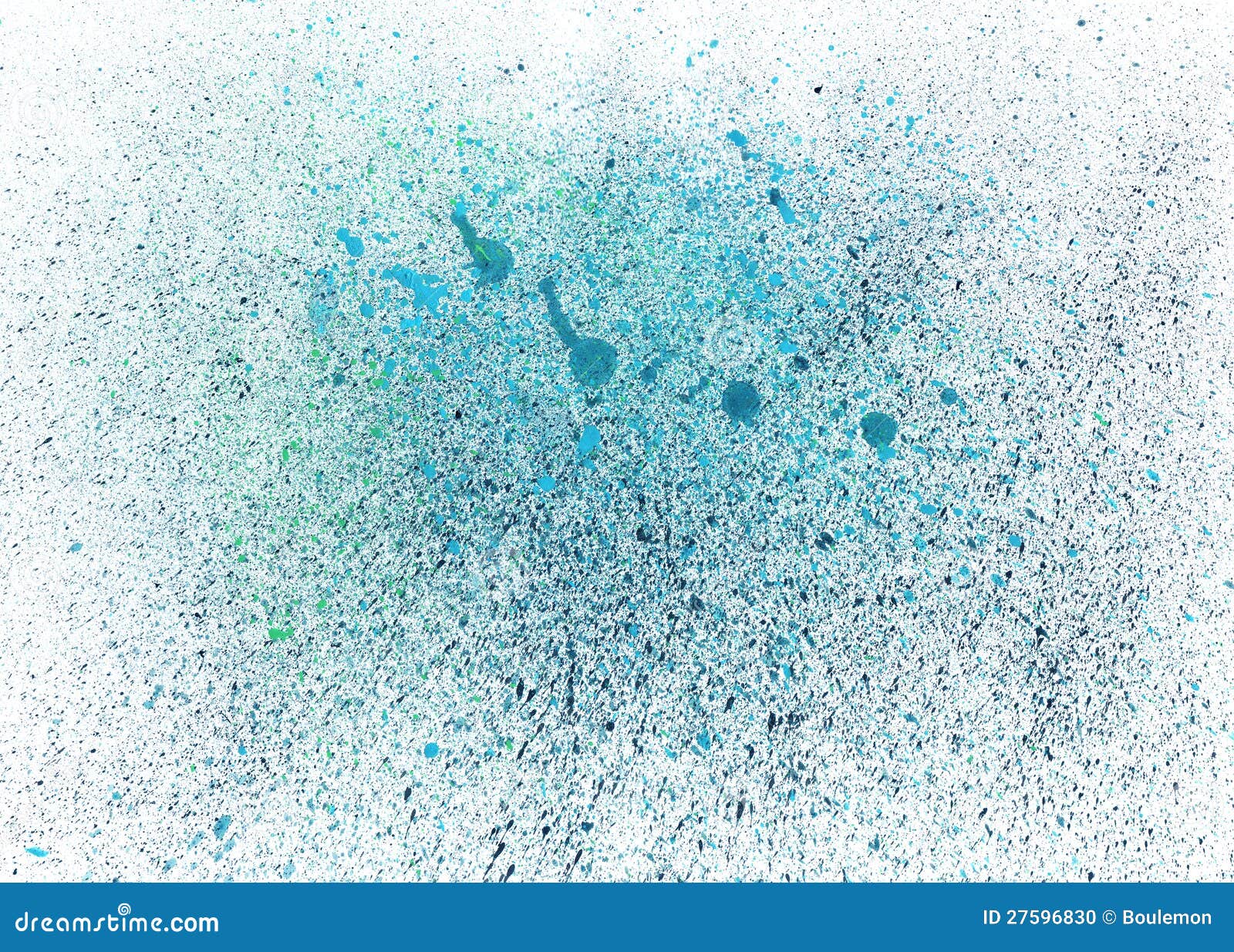 Blue Painting Texture with Splash Stock Photo - Image of pictured ...