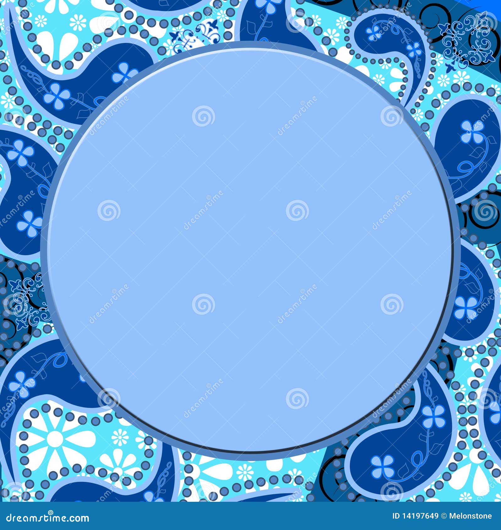 Paisley. Border, Frame, Edging, Framing Vector Illustration ...