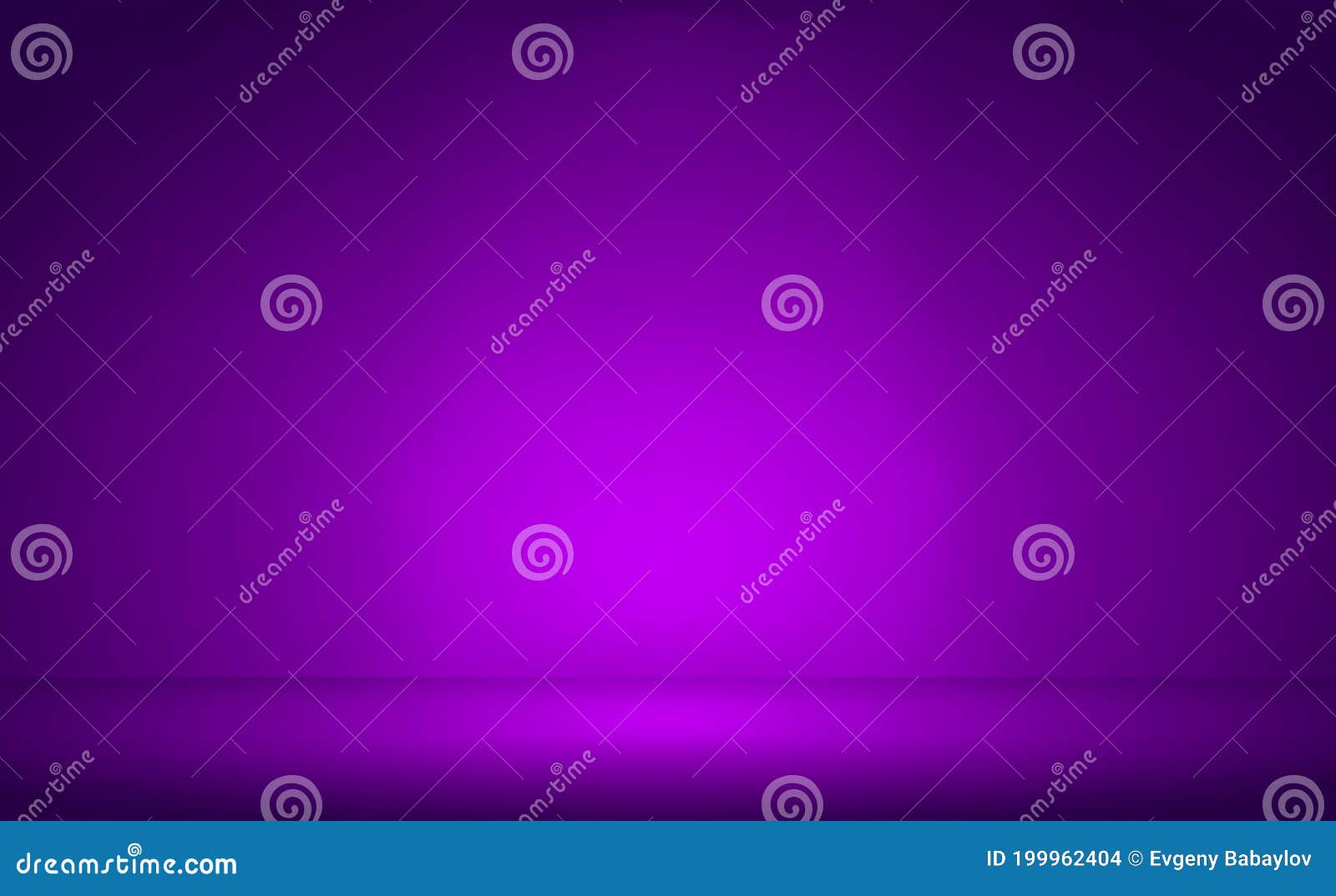 Blue Panoramic Studio Background with White Glow Stock Illustration ...