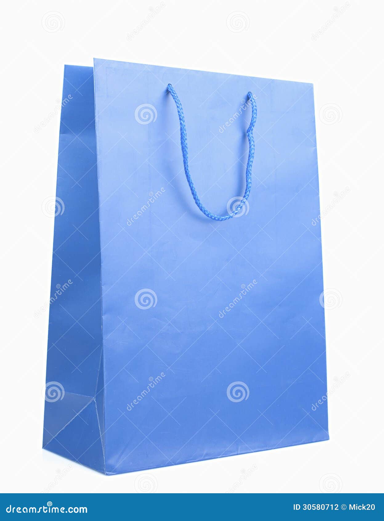 Blue paper bag stock photo. Image of background, paper - 30580712