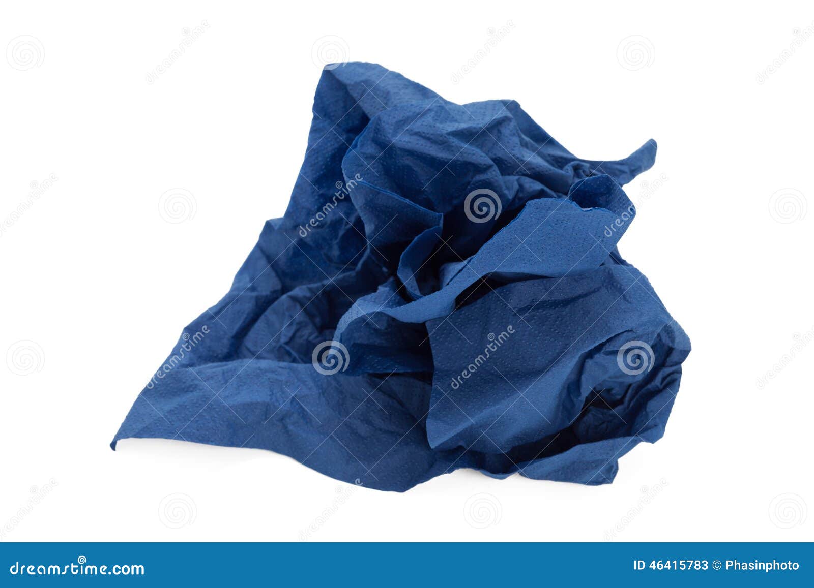 Blue paper ball stock image. Image of blue, napkin, serviette - 46415783