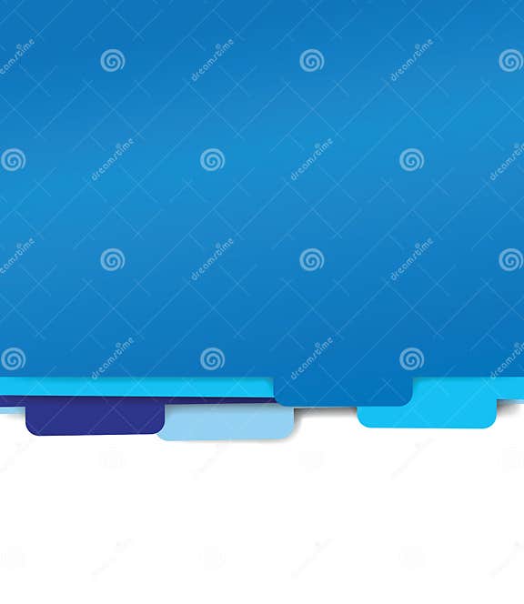 Blue paper folder files stock illustration. Illustration of documents ...