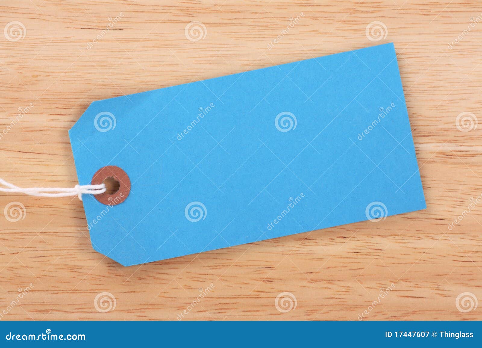Blue Paper Luggage Tag stock image. Image of label, copy - 17447607