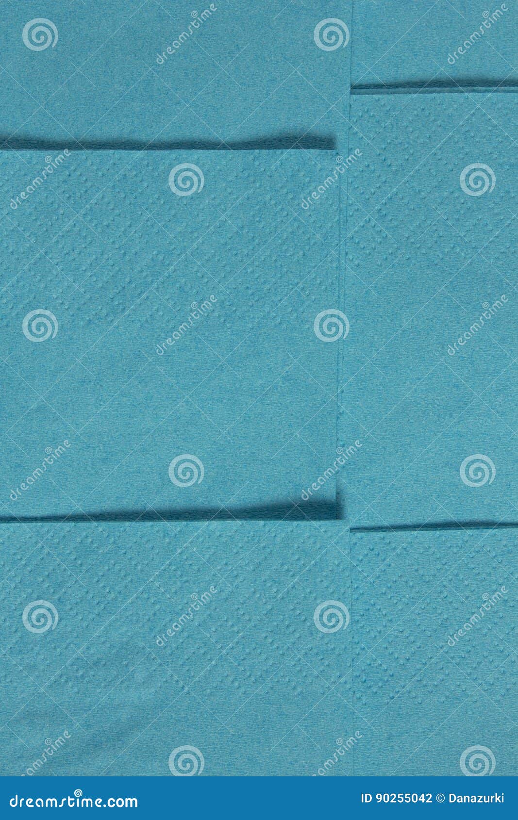 Blue Paper Napkins Background Stock Photo - Image of blue, square: 90255042