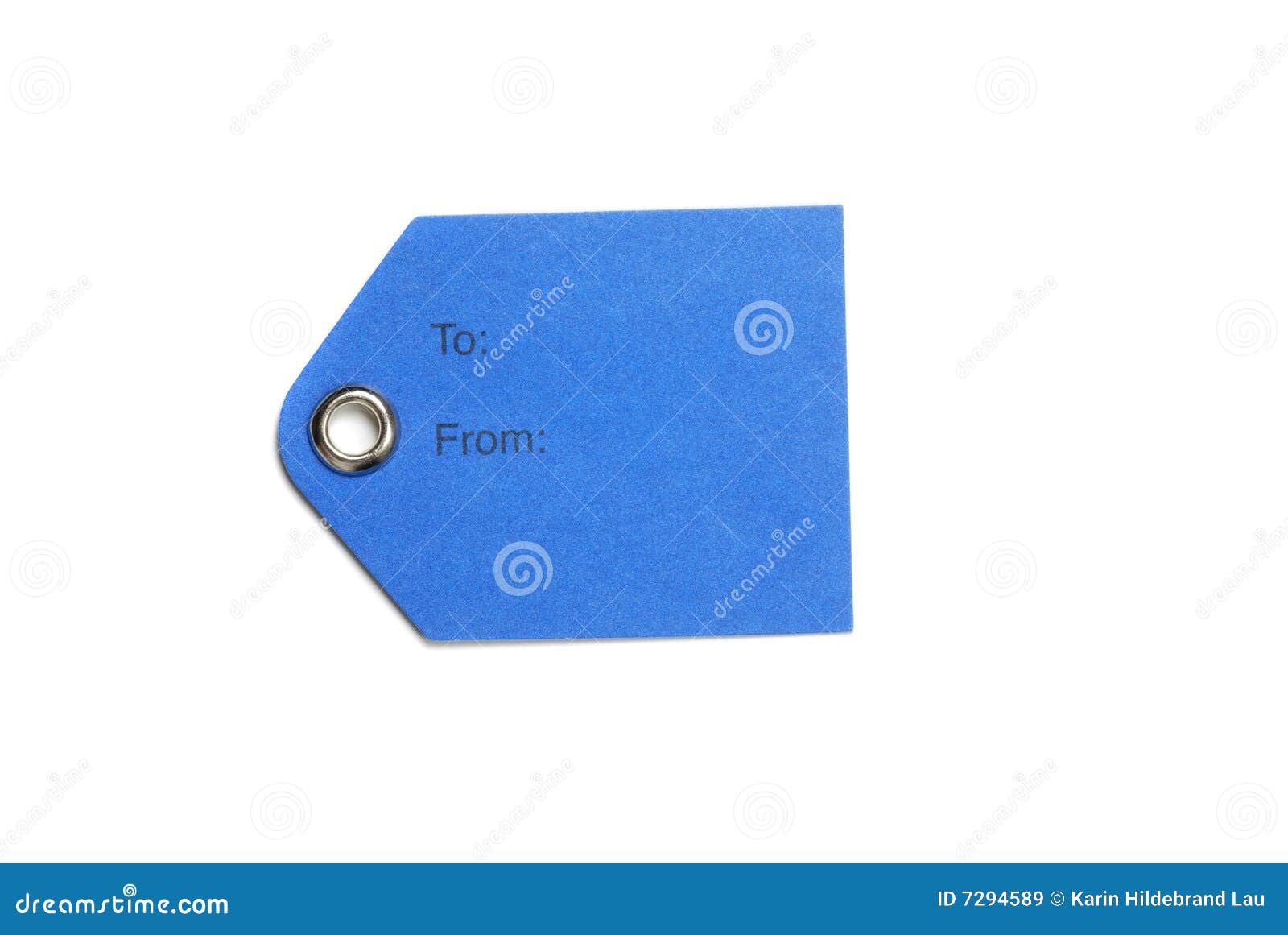Blue Paper Tags stock image. Image of cardboard, isolation - 7294589