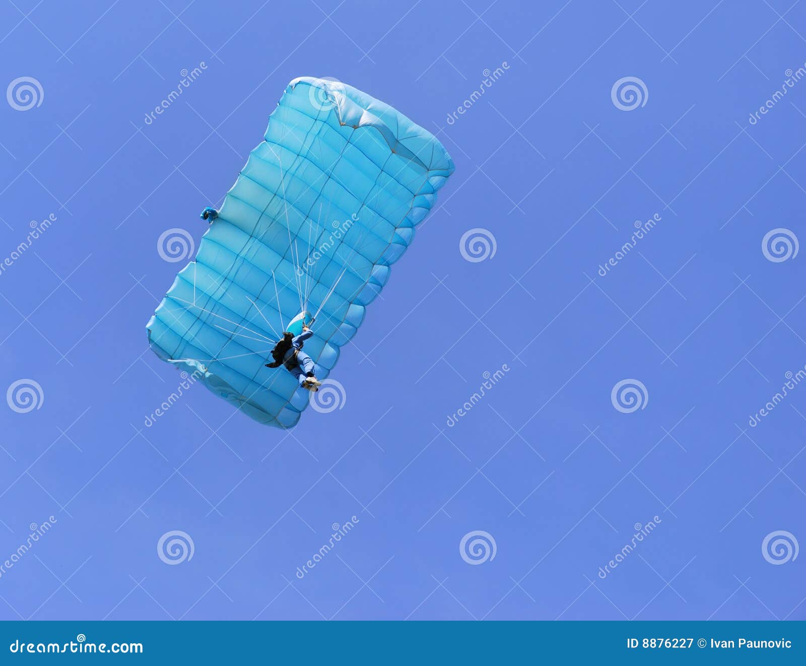 Blue parachute stock image. Image of activity, skydive - 8876227