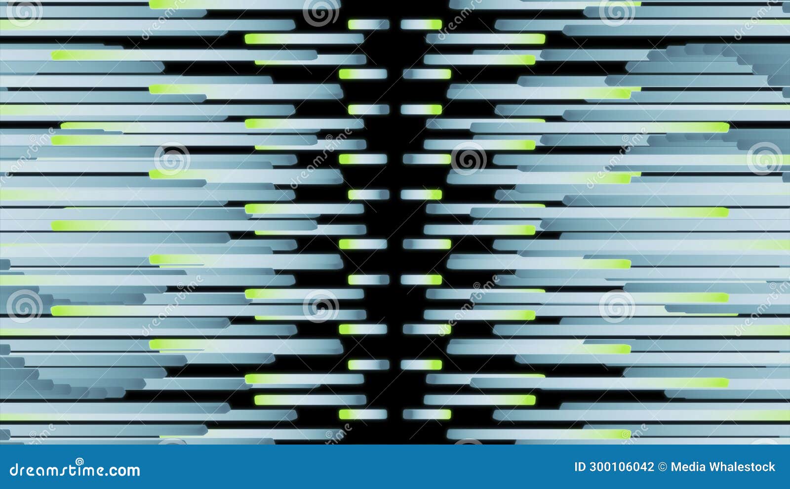 Blue Parallel Lines . Design. Bright Turquoise Rays in Animation that ...