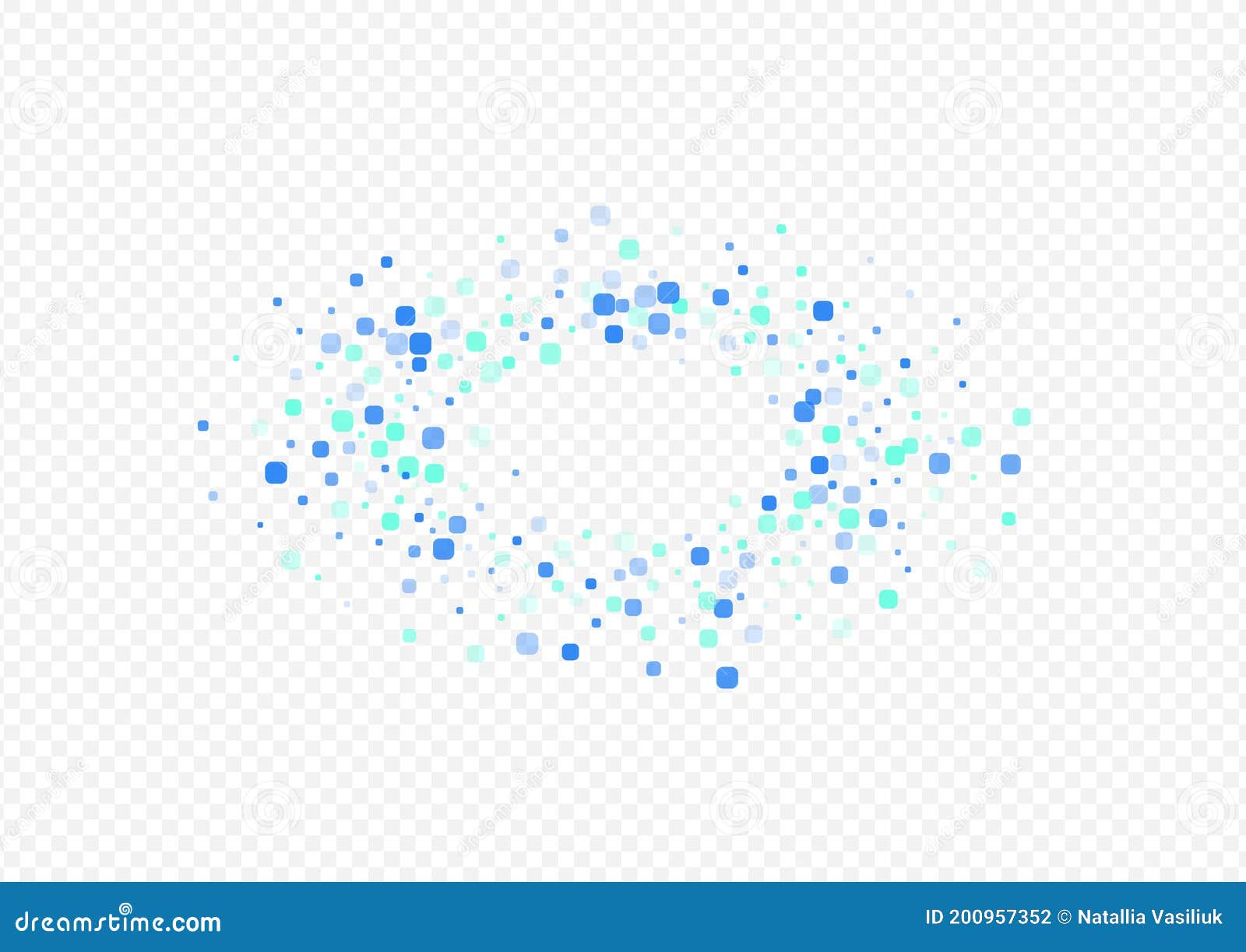 Blue Particle Independence Vector Transparent Stock Vector ...