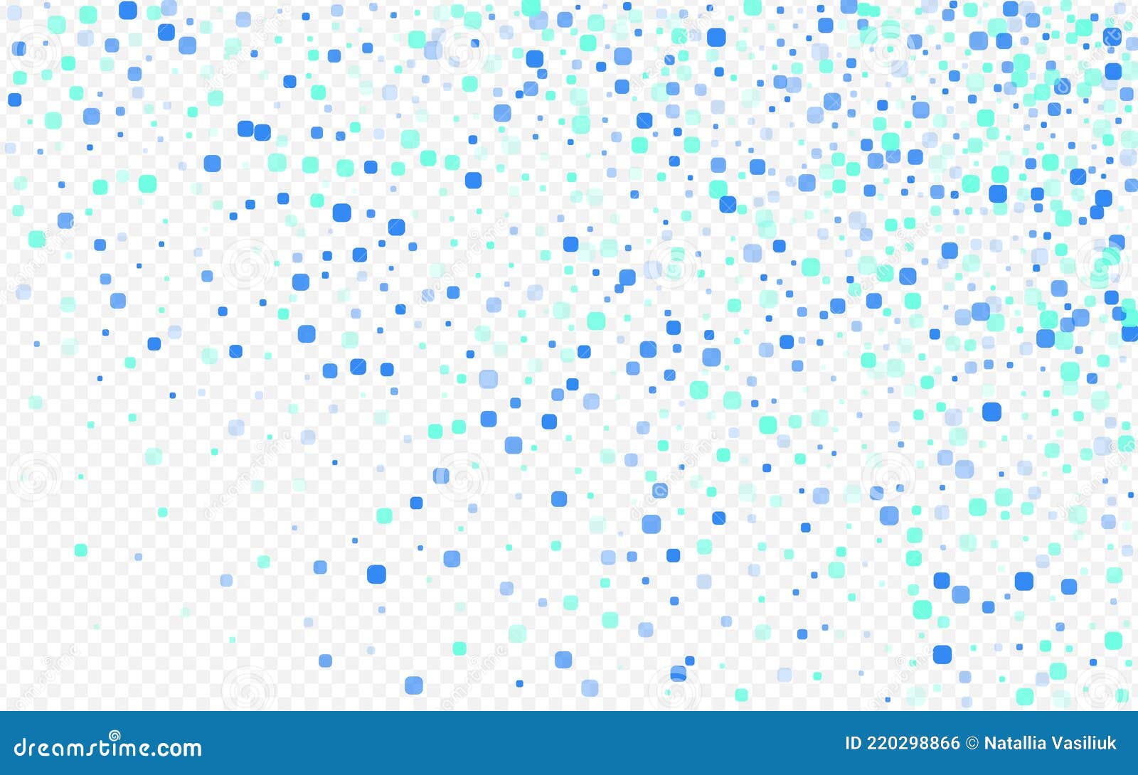 Blue Particle Invitation Vector Transparent Stock Vector - Illustration ...
