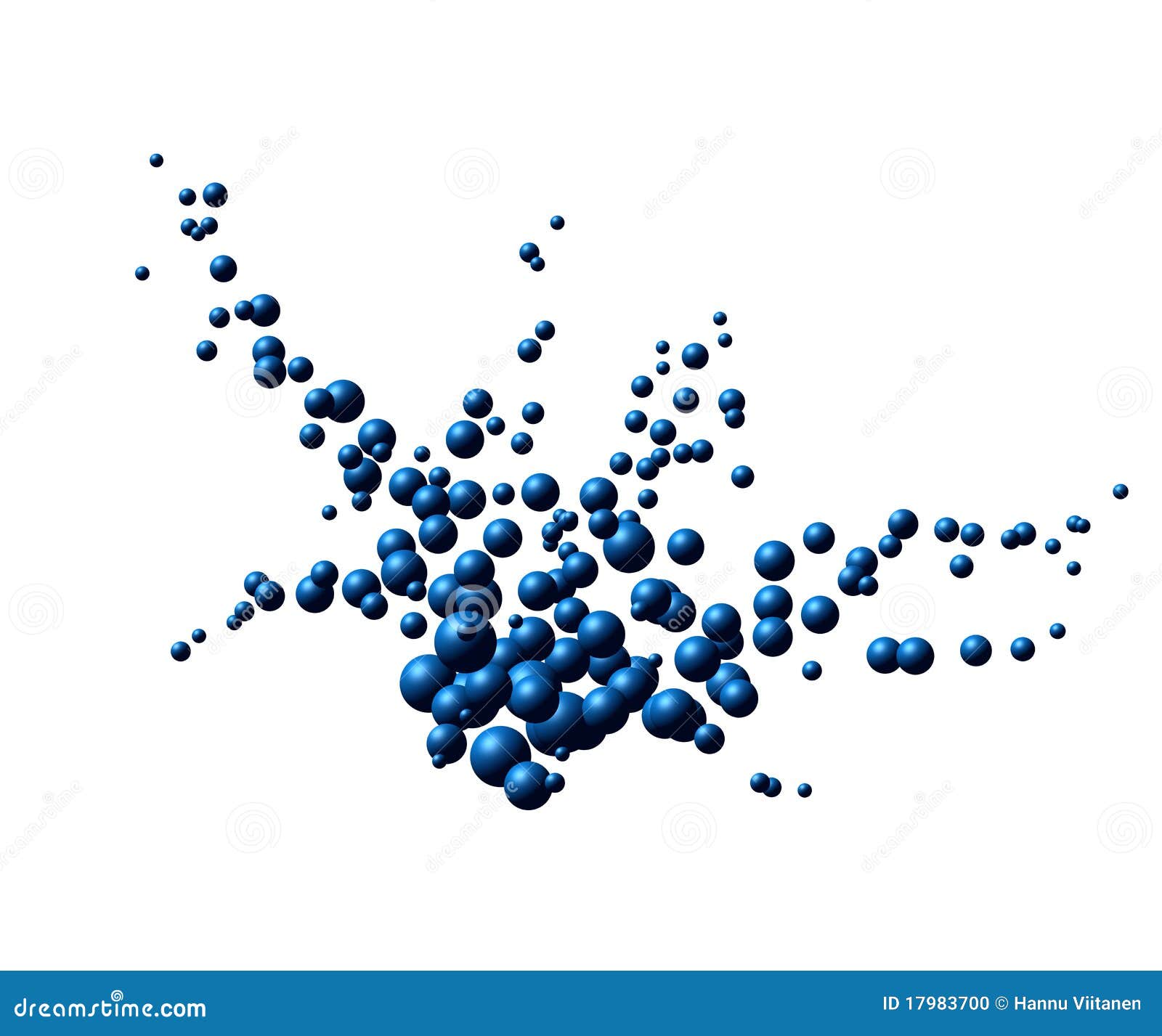 Blue particles explosion stock illustration. Illustration of element ...