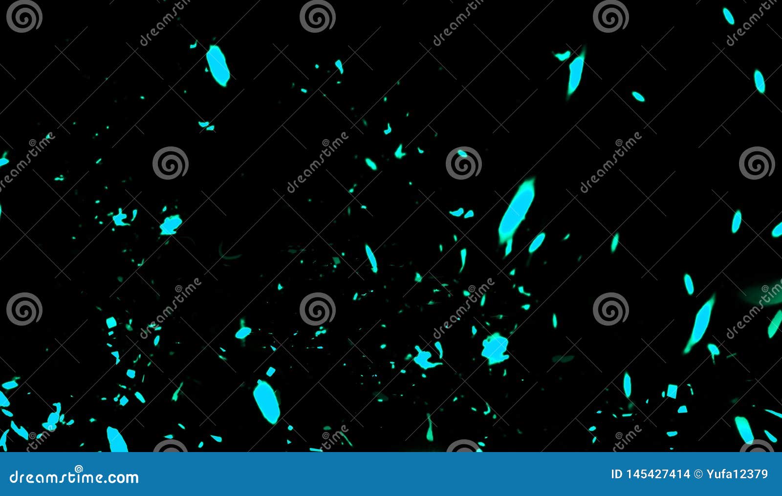 Blue Particles Sparkle Spray Debris. Overlays Background . Design ...