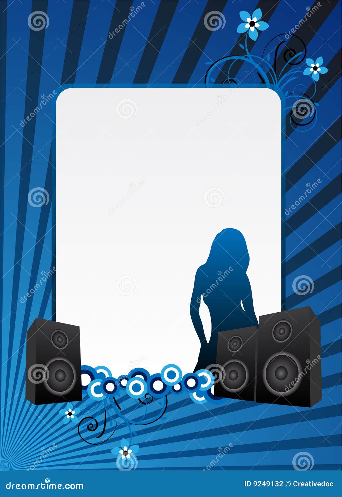 Blue party background stock illustration. Illustration of blue - 9249132