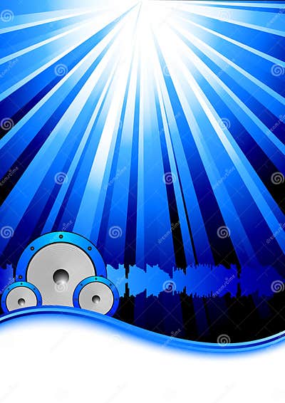 Blue party banner template stock vector. Illustration of border - 12469745