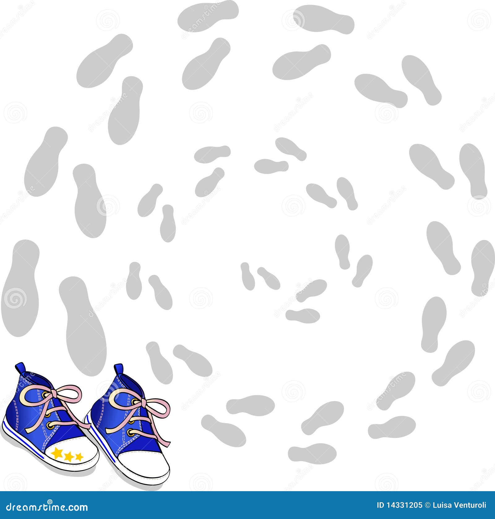 Blue path stock vector. Illustration of development, blue - 14331205