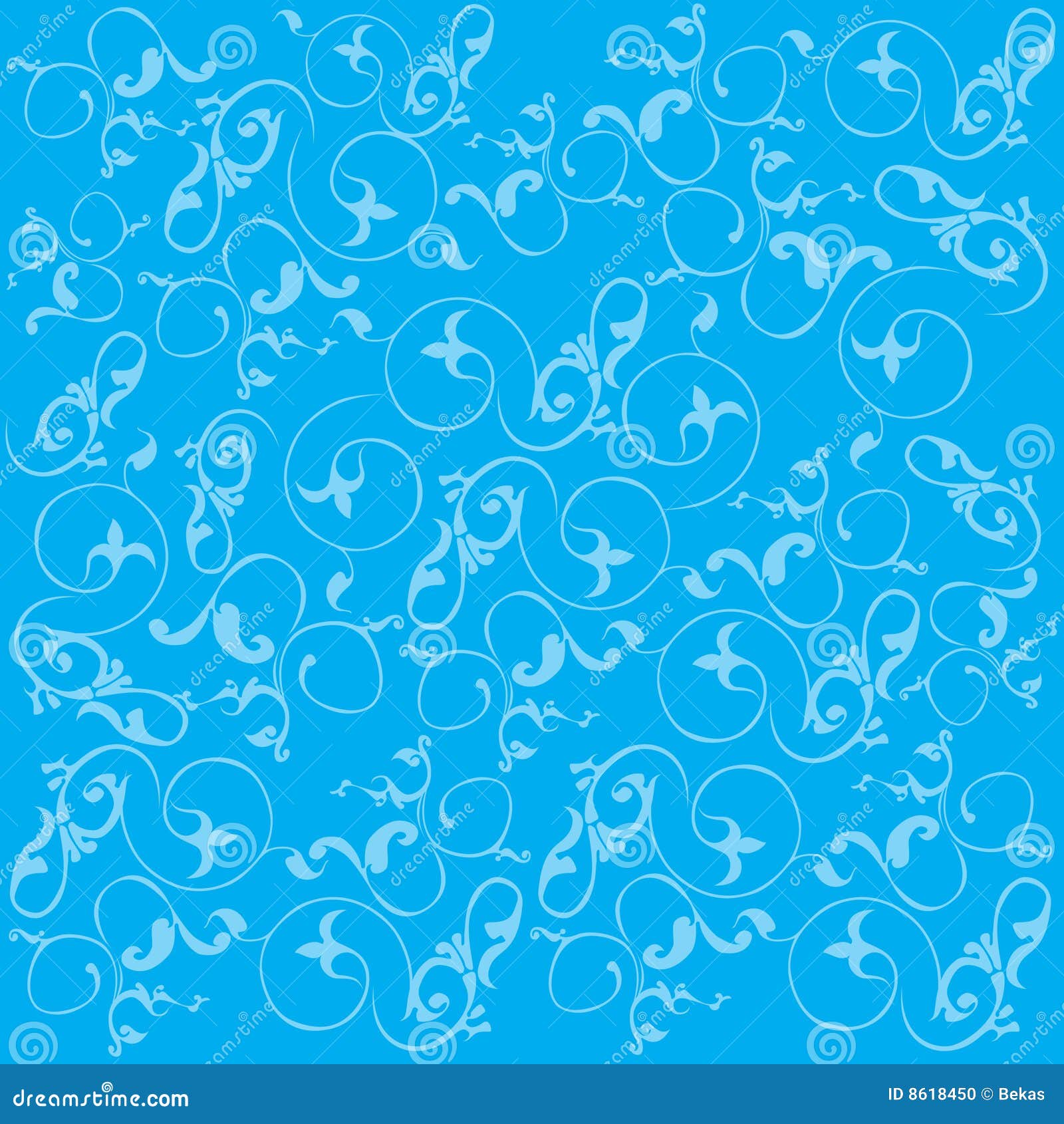 Blue pattern stock vector. Illustration of delicate, pallid - 8618450