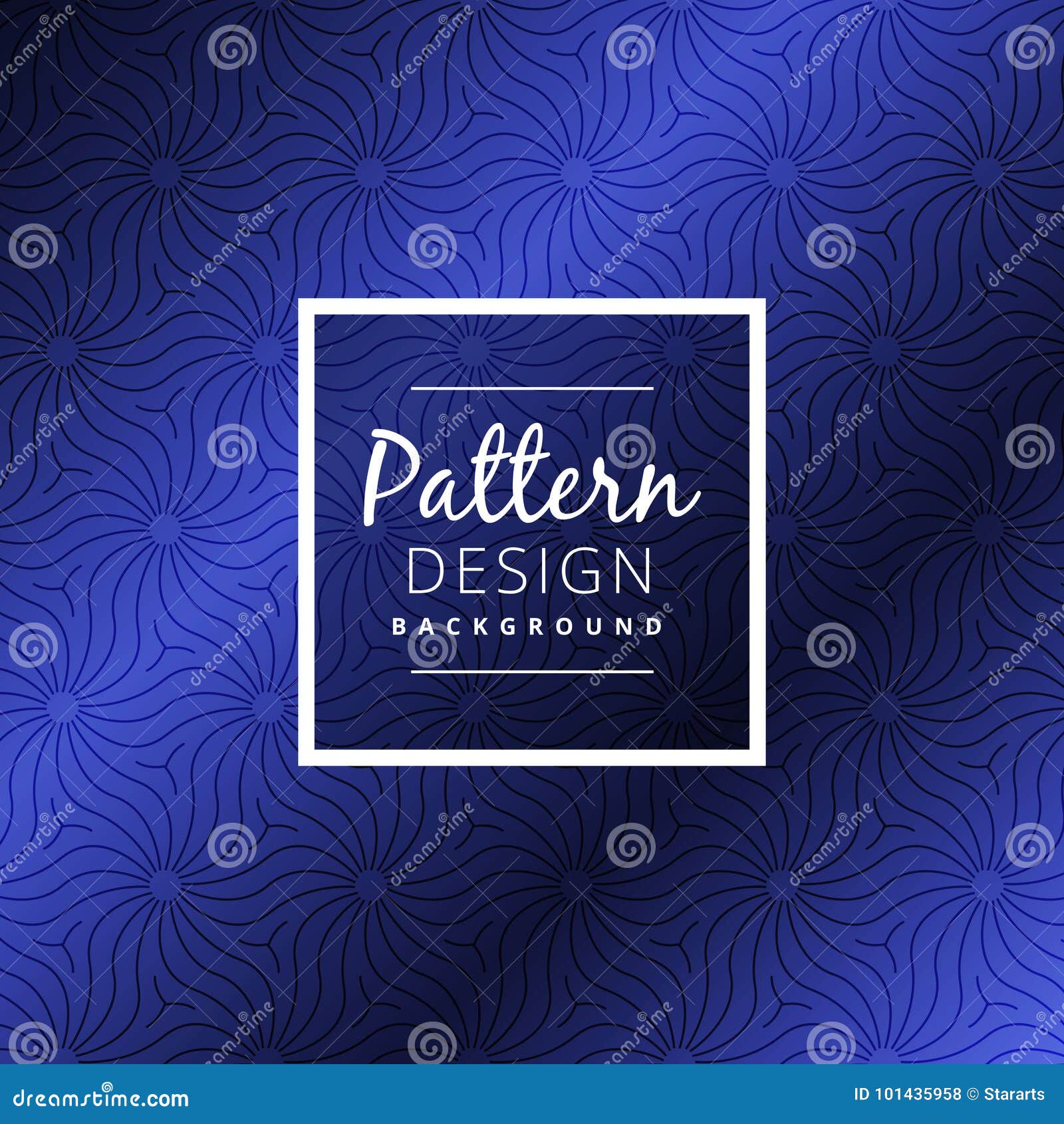Blue Pattern Abstract Background Vector Design Illustration Stock ...