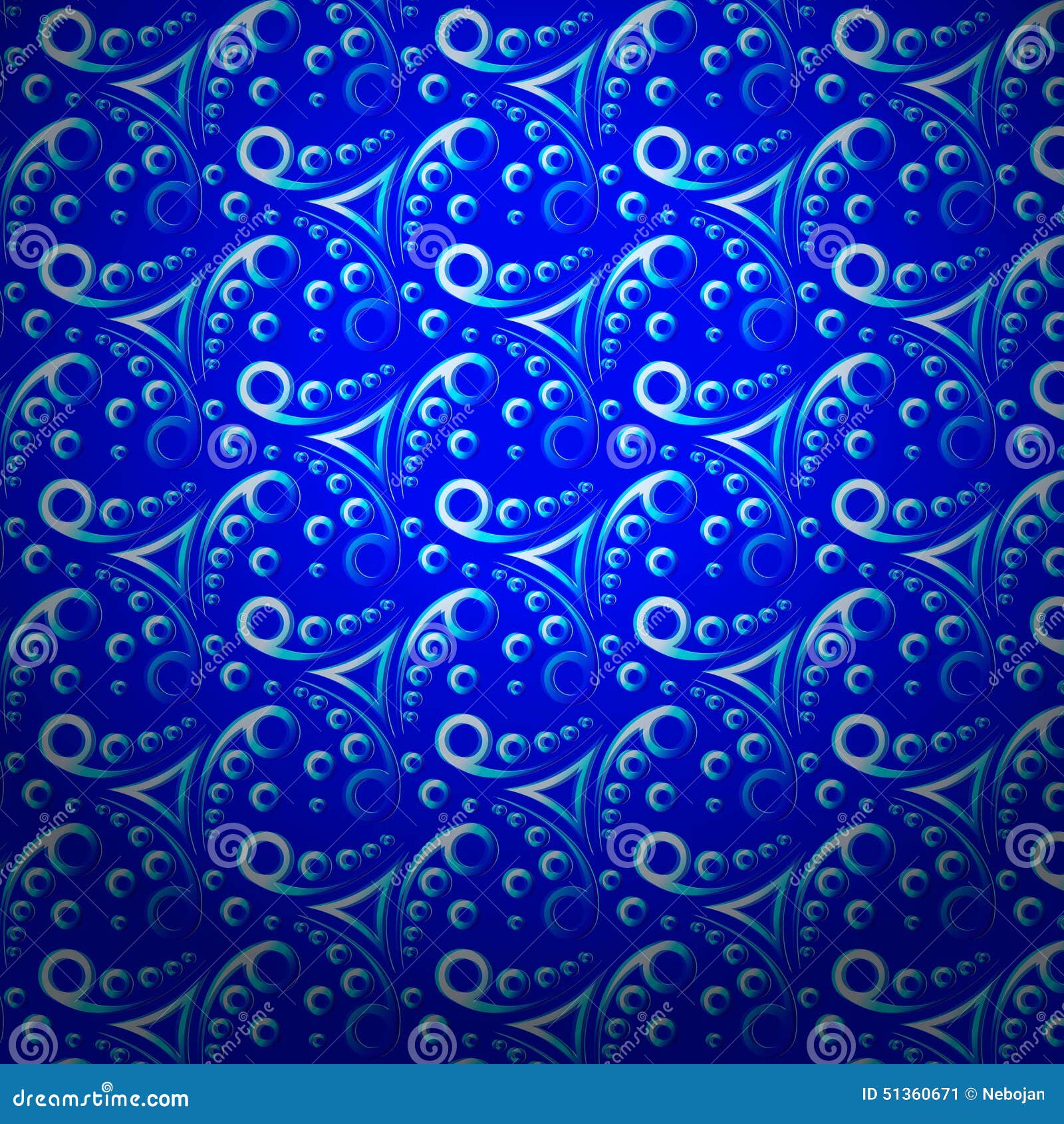 Blue pattern stock illustration. Illustration of shadow - 51360671
