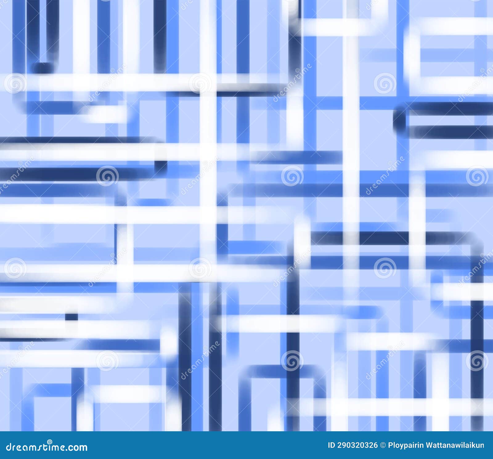 Blue Pattern Background Alternating White and Blue Digital Lines Vector ...