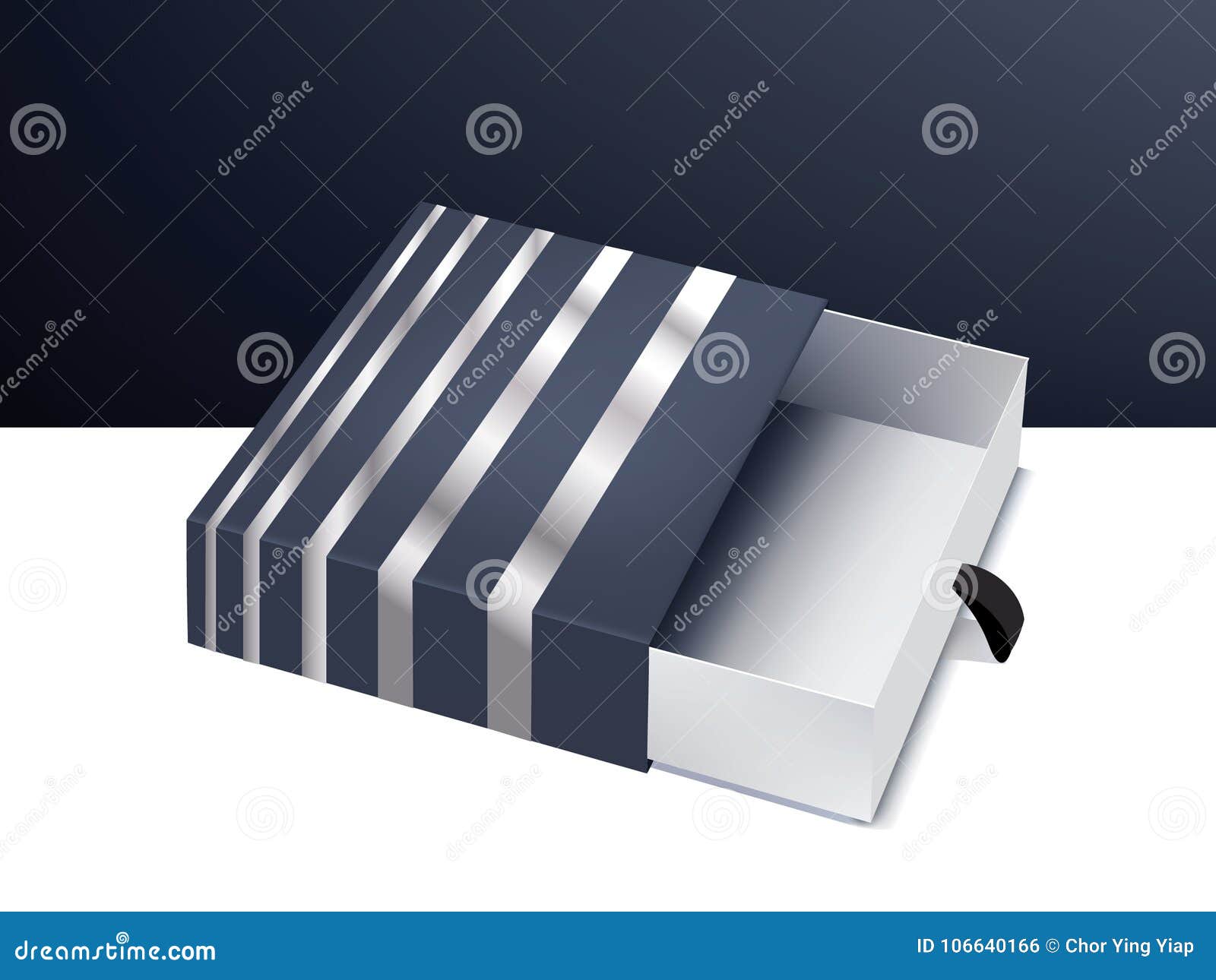 Blue Pattern Box - Packaging Isolated Stock Vector - Illustration of ...