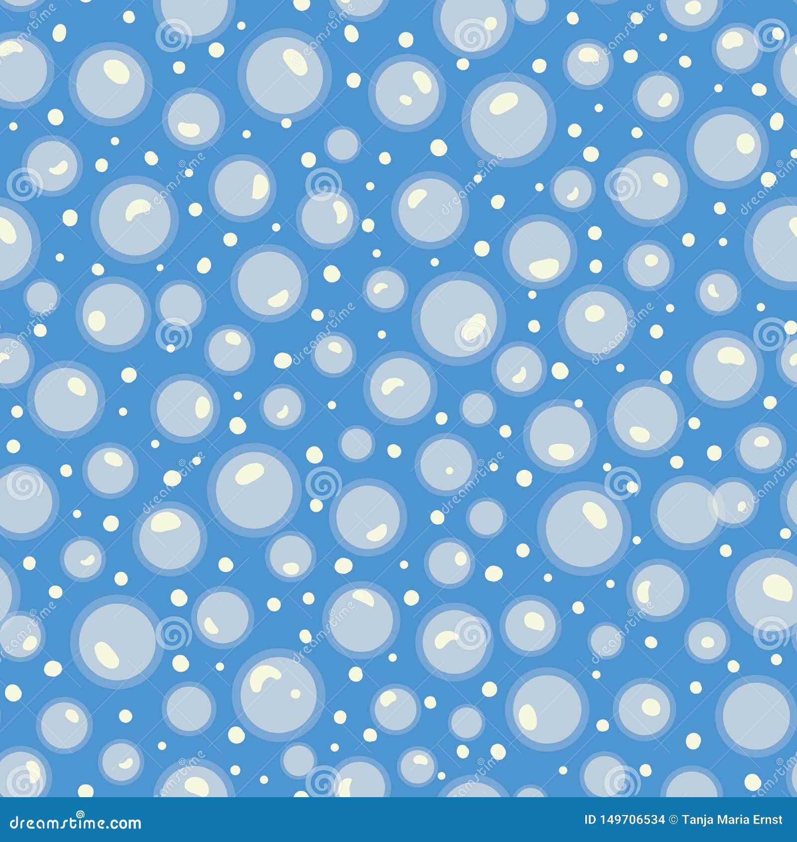 Blue pattern with bubble. stock vector. Illustration of design - 149706534