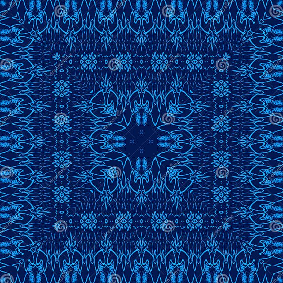 Blue lace pattern stock illustration. Illustration of circle - 125905854