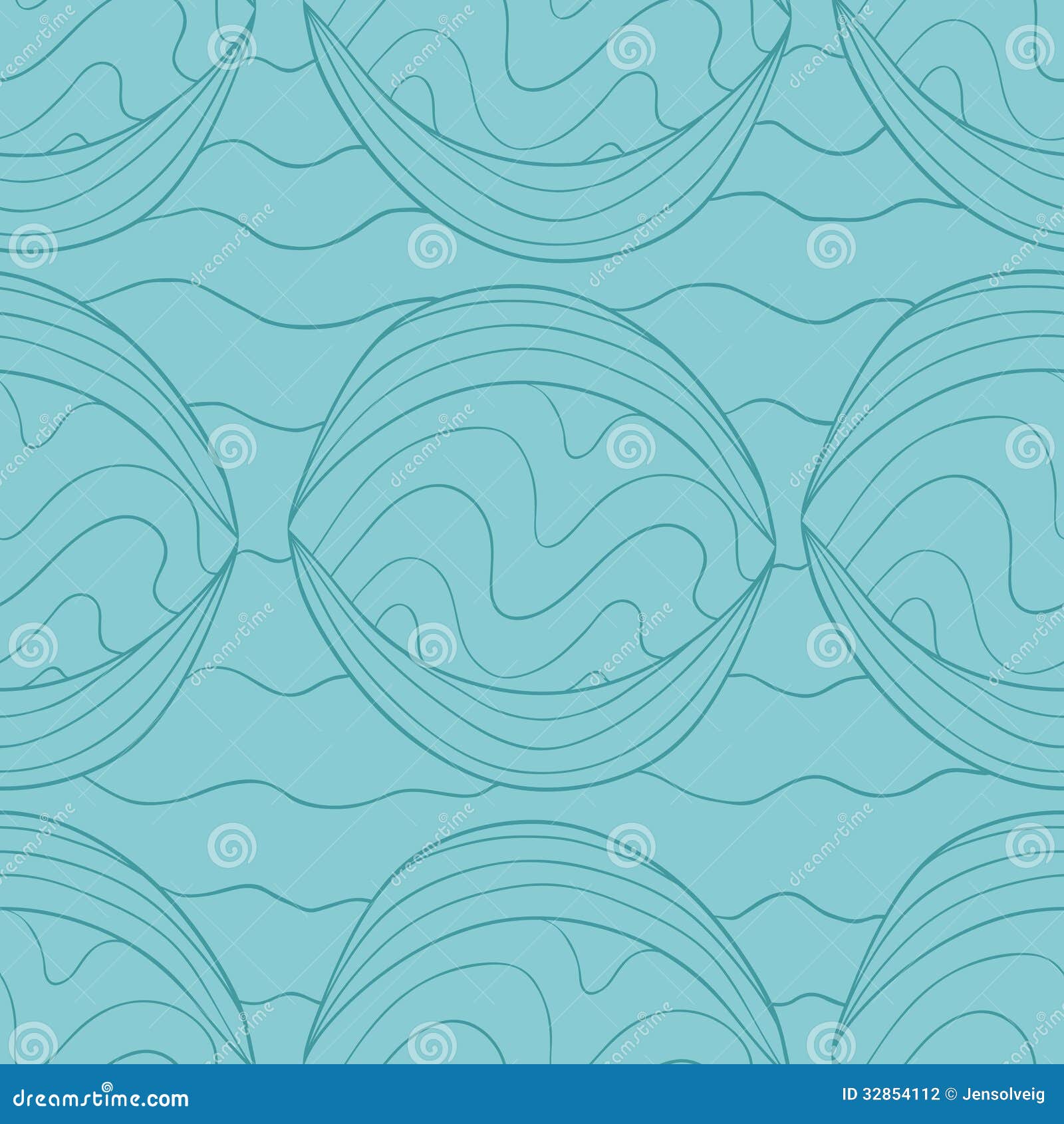 Blue pattern stock vector. Illustration of seamless, background - 32854112