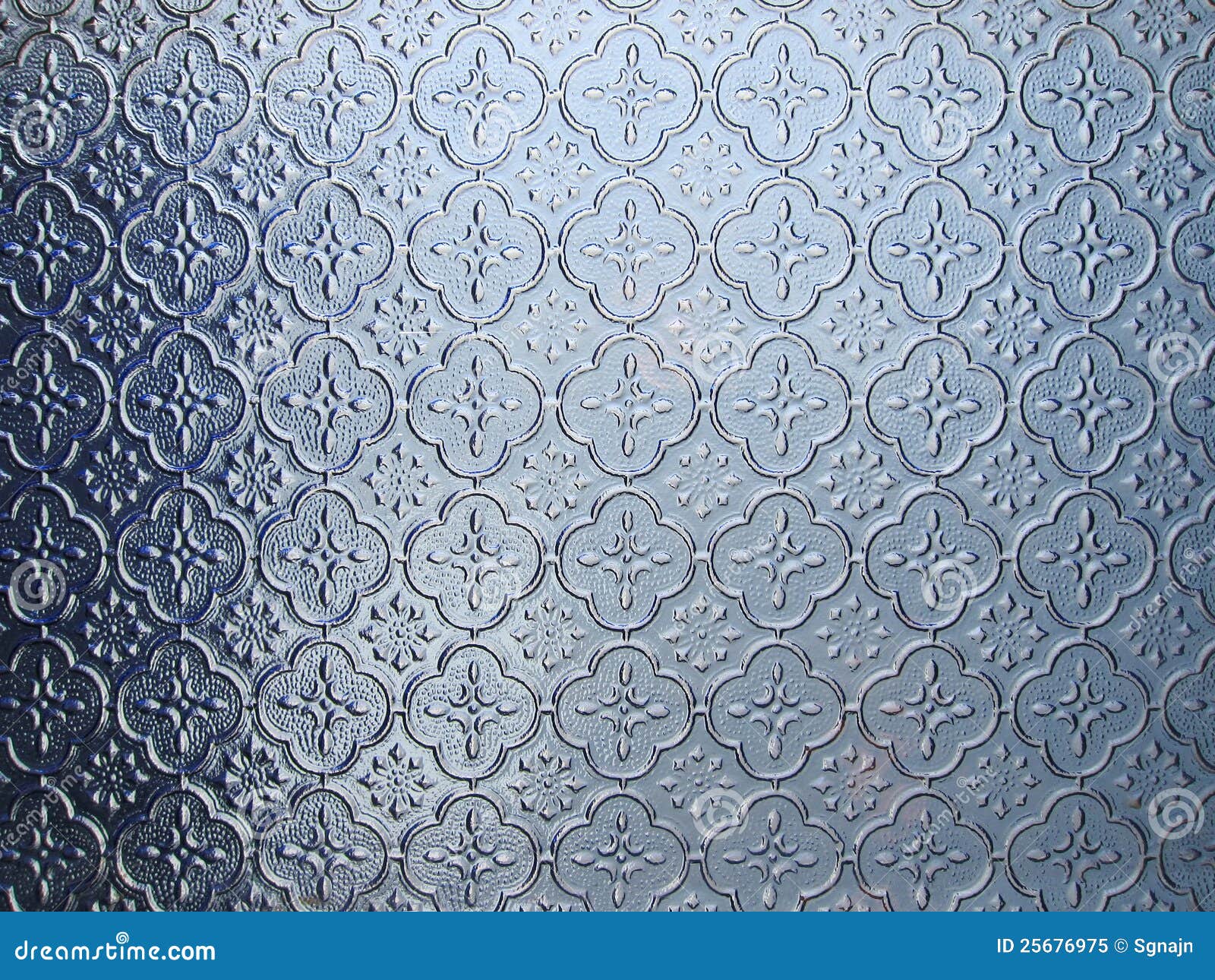 Blue Pattern Glass stock image. Image of light, door - 25676975