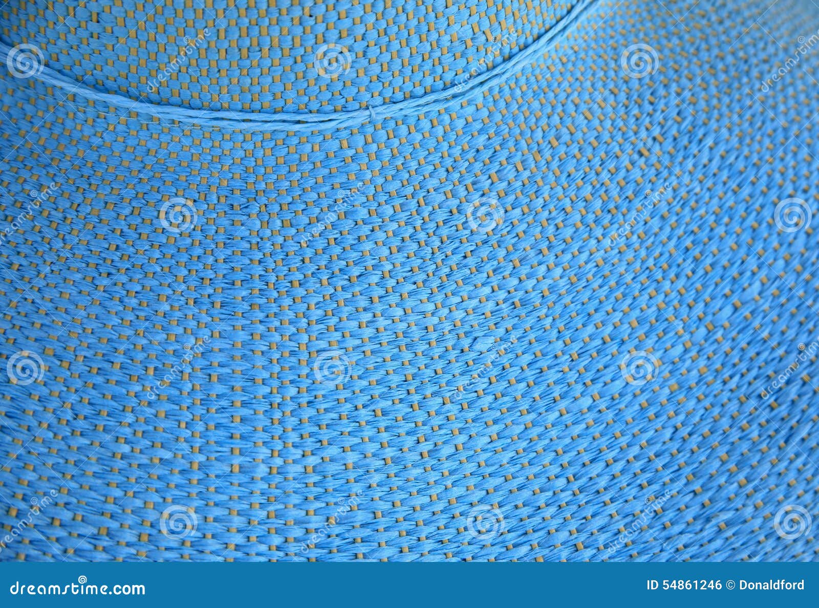 Blue Pattern on Sun Hat stock photo. Image of cloth, blue - 54861246