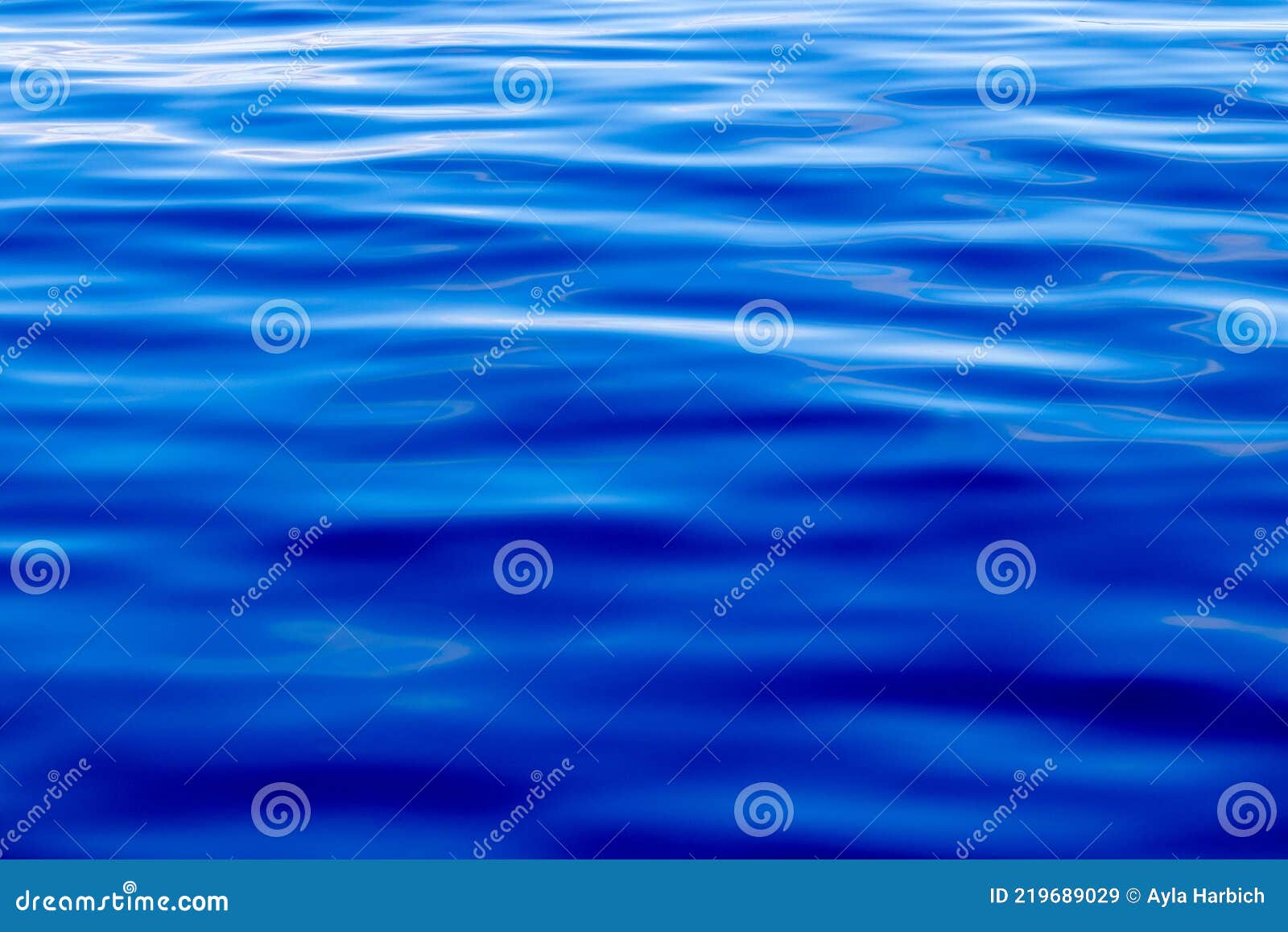 Blue Pattern, Waves of the Ocean, Calm Sea, Nature Details Stock Image ...