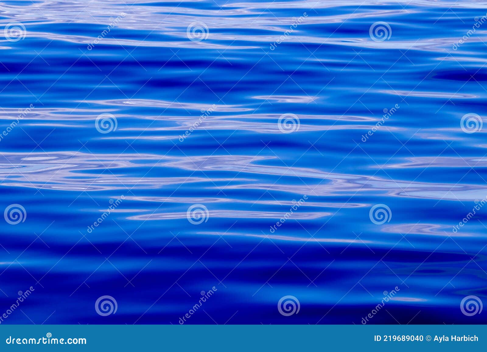 Blue Pattern, Waves of the Ocean, Calm Sea, Nature Details Stock Photo ...