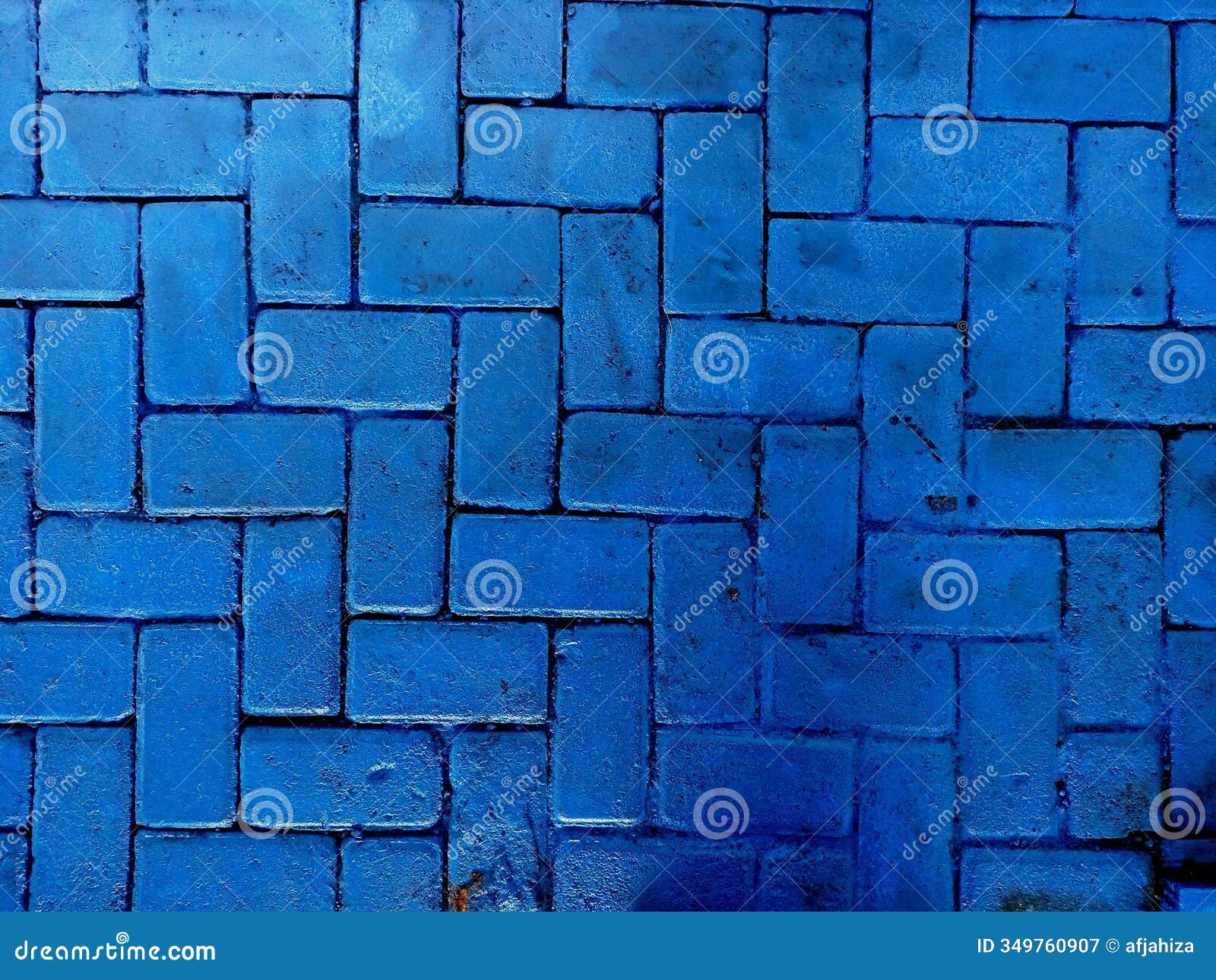 Blue Paving Stone Texture Background Stock Image - Image of surface ...