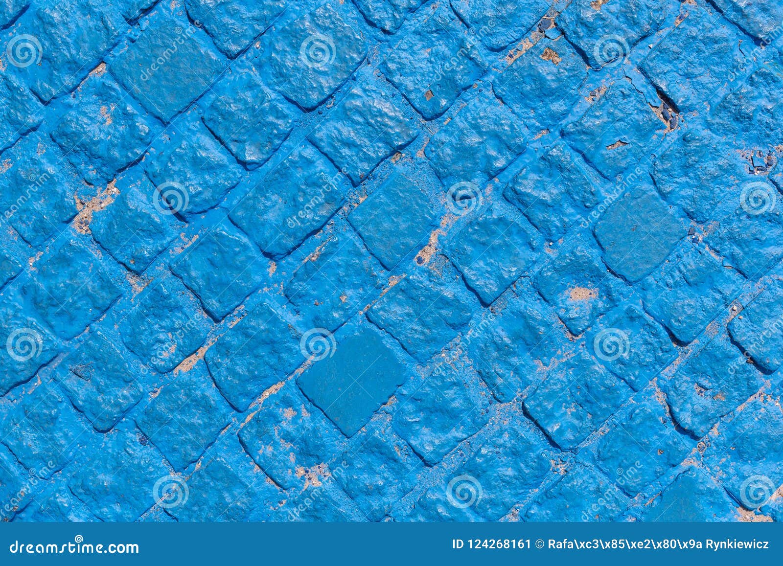 Blue Paving Stone for Use As a Background Stock Image - Image of path ...