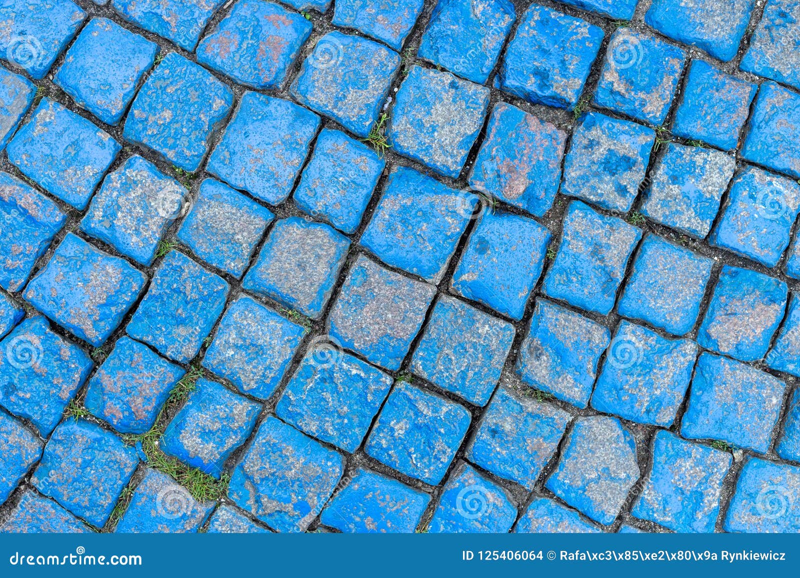 Blue Paving Stone for Use As a Background Stock Photo - Image of ...